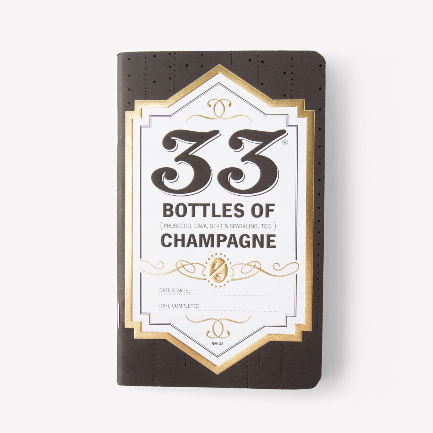 33 Books Co. 33 Bottles of Champagne Tasting Booklet | Bespoke Post