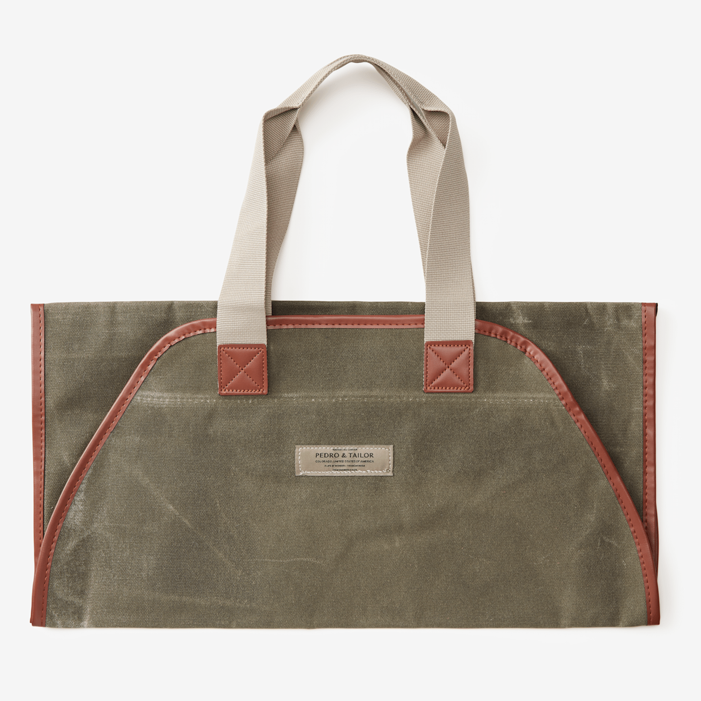 Pedro & Tailor Wax Canvas Log Carrier | Bespoke Post