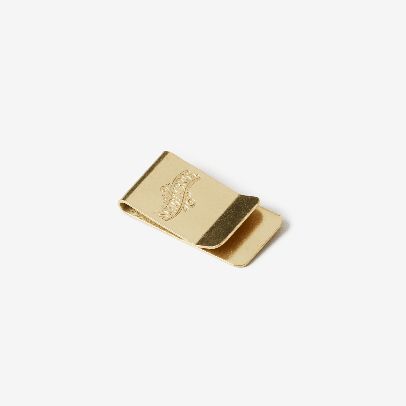 Schott NYC Stamped Brass Money Clip | Bespoke Post