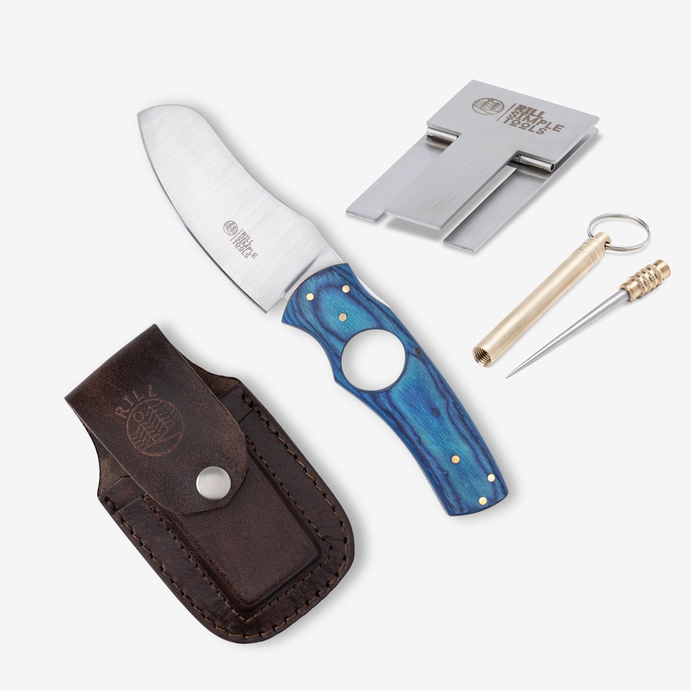 Rill Simple Tools Folding Cigar Cutter Set | Bespoke Post