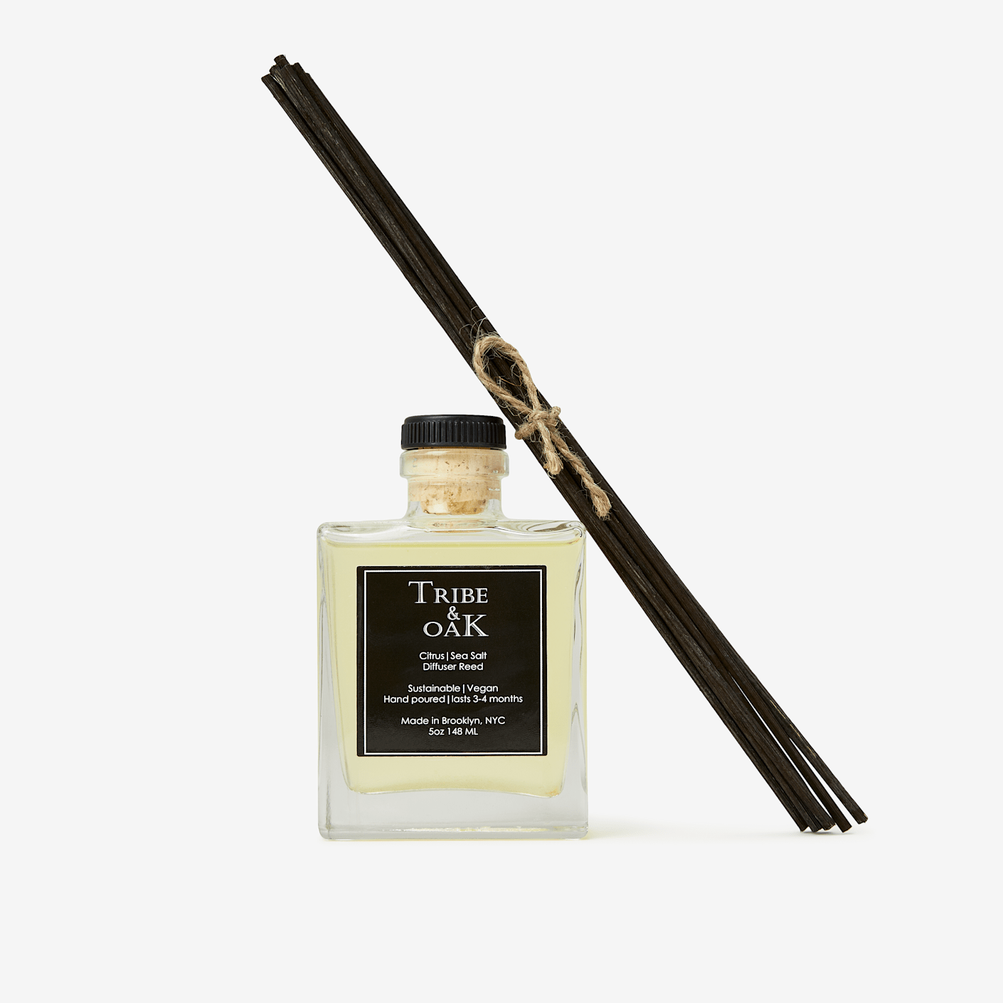 Tribe & Oak Citrus Sea Salt Reed Diffuser | Bespoke Post