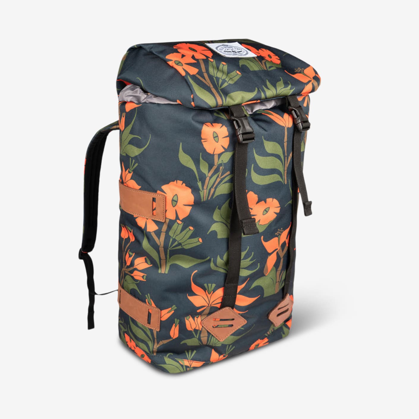Poler Classic Rucksack – Orchid Floral Black | Bespoke Post