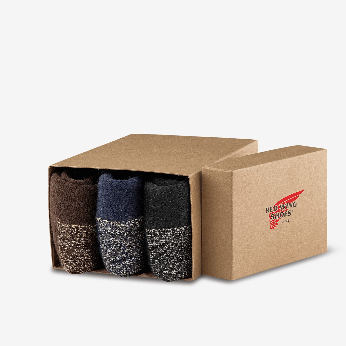 Red Wing 3-Pack Deep Toe Sock – Multi | Bespoke Post