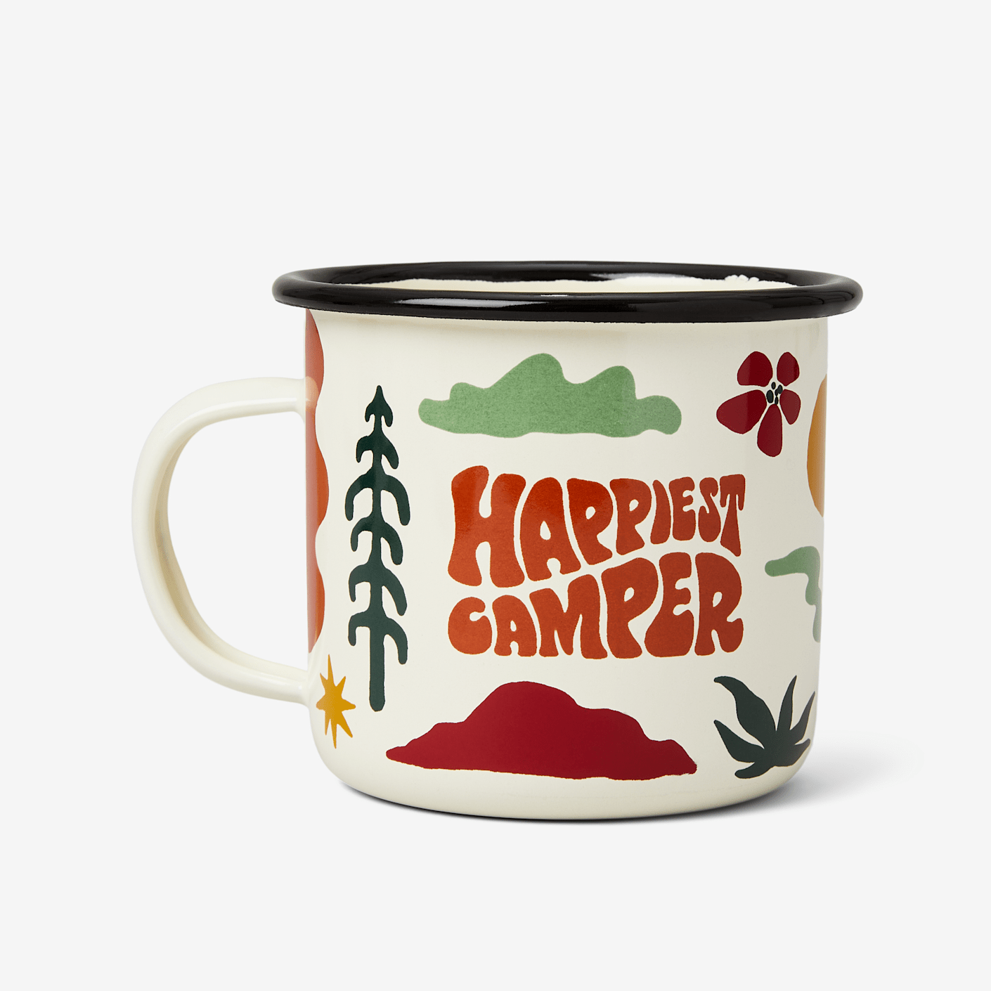 Trek Light Gear Happiest Camper Enamel Mug | Bespoke Post
