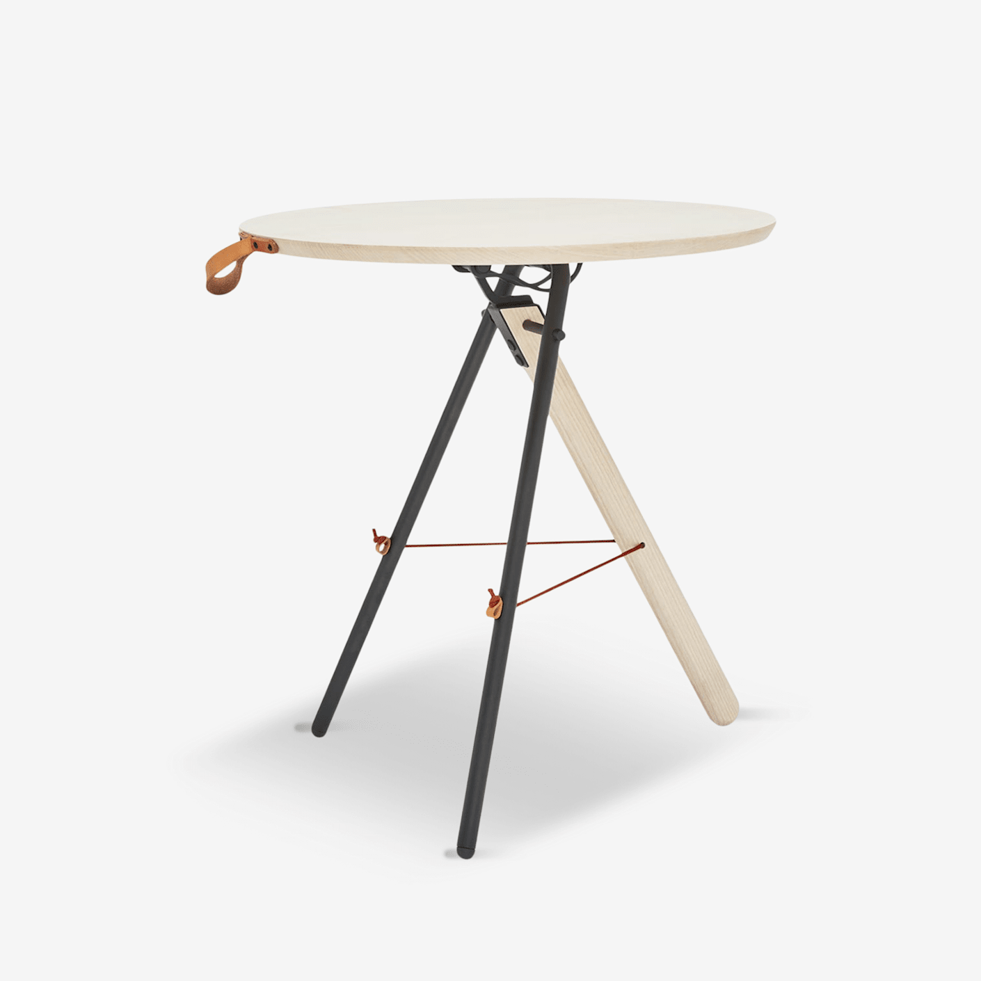 Departo Folding Cafe Table – Light Ash | Small Folding Table | Bespoke Post