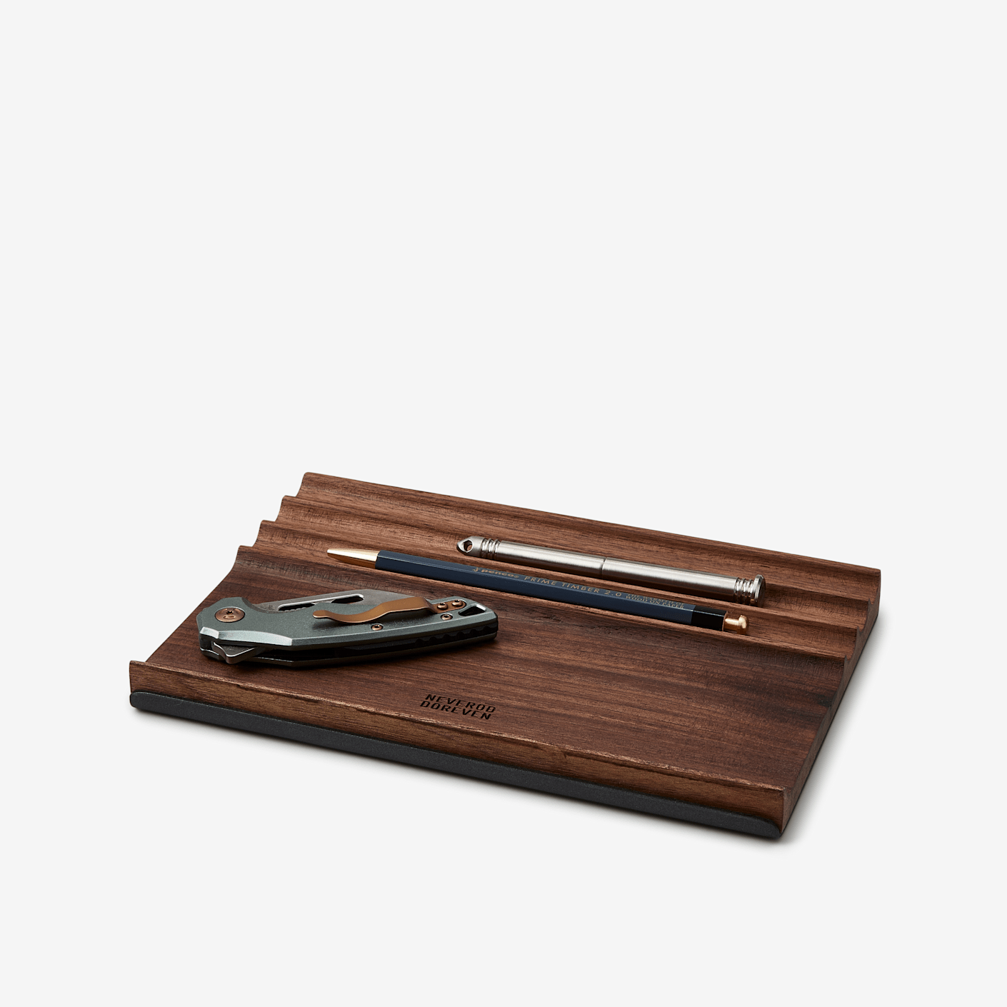 Never Odd or Even Walnut Exhibit Desk Organizer | Bespoke Post