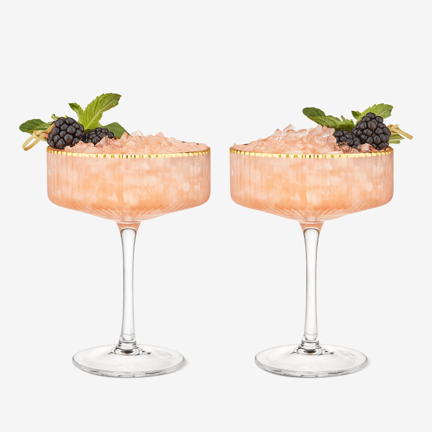 Viski Meridian Cocktail Coupes, Set of Two | Bespoke Post