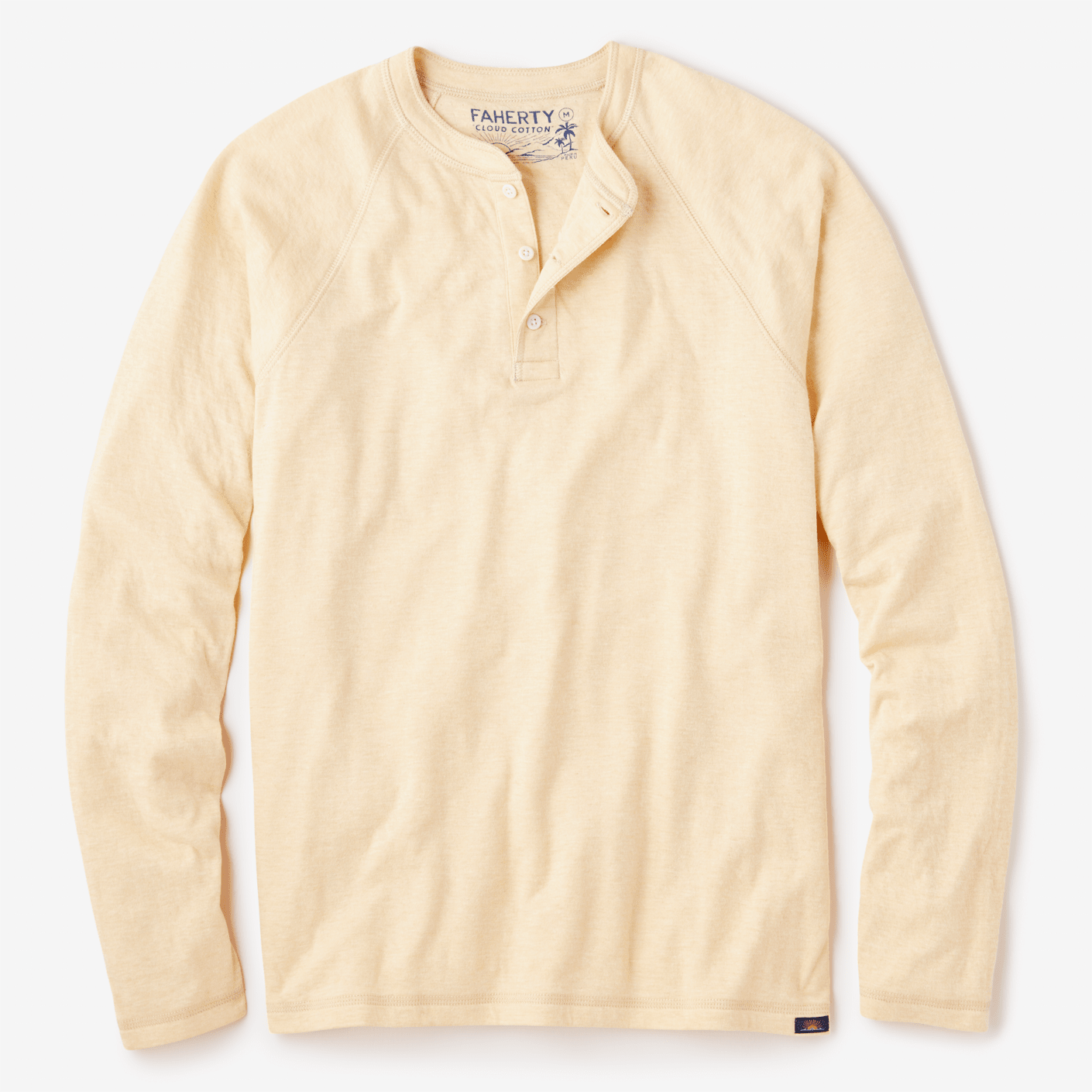 Faherty Cloud Long-Sleeve Henley | Bespoke Post