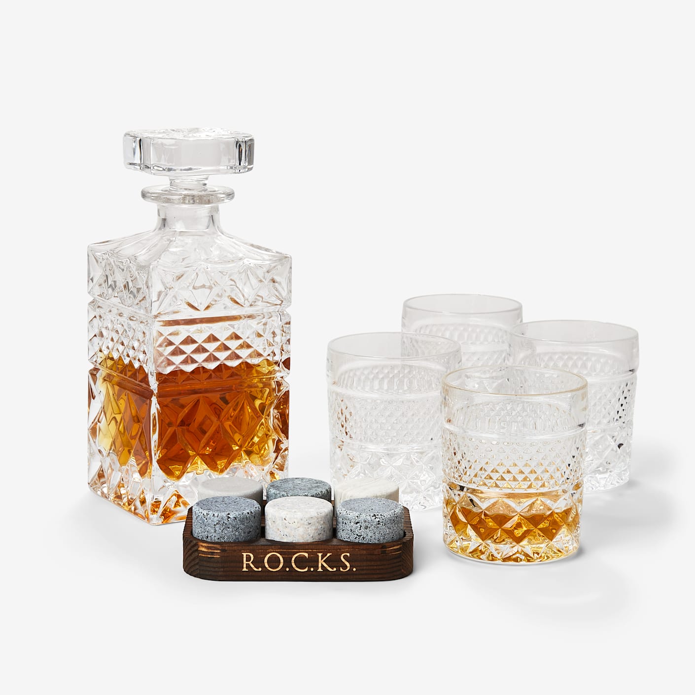 R.O.C.K.S. The Whiskey Decanter Set | Bespoke Post