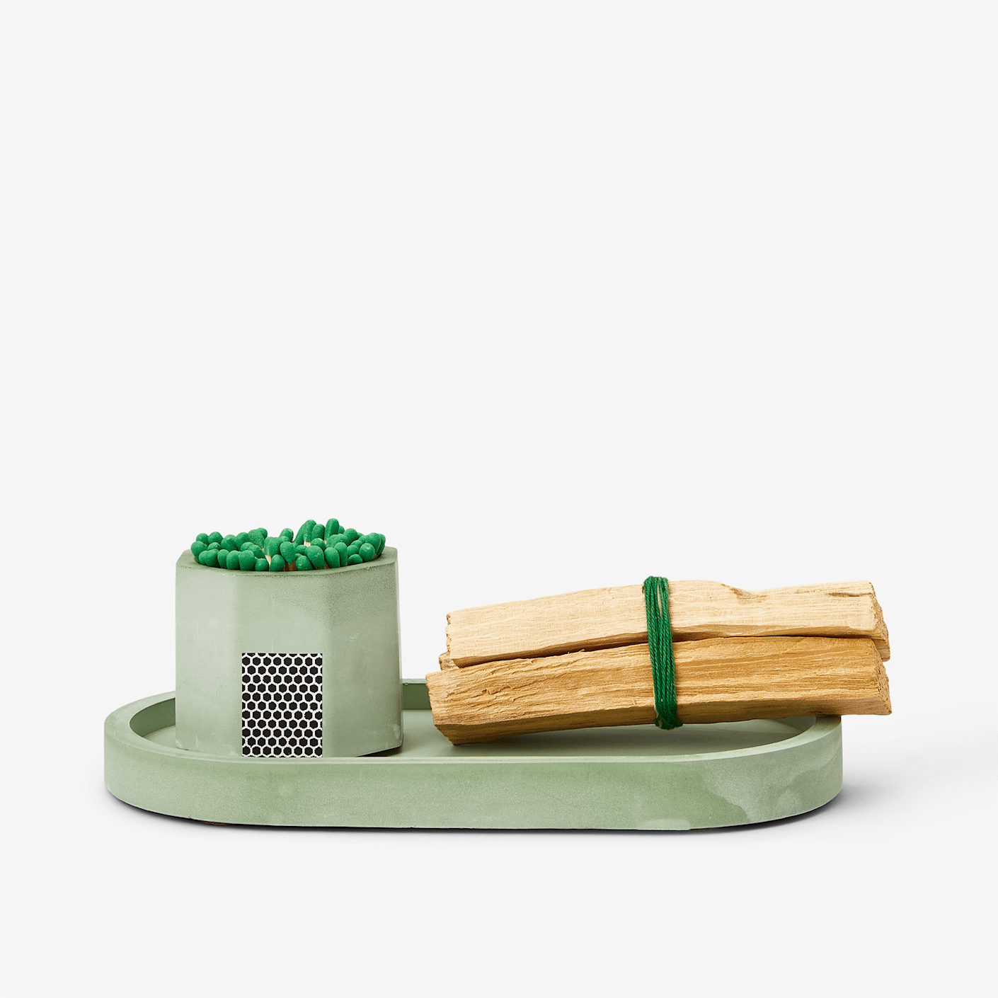 Tenn Prairie Concrete Pill Tray Palo Santo Set | Bespoke Post