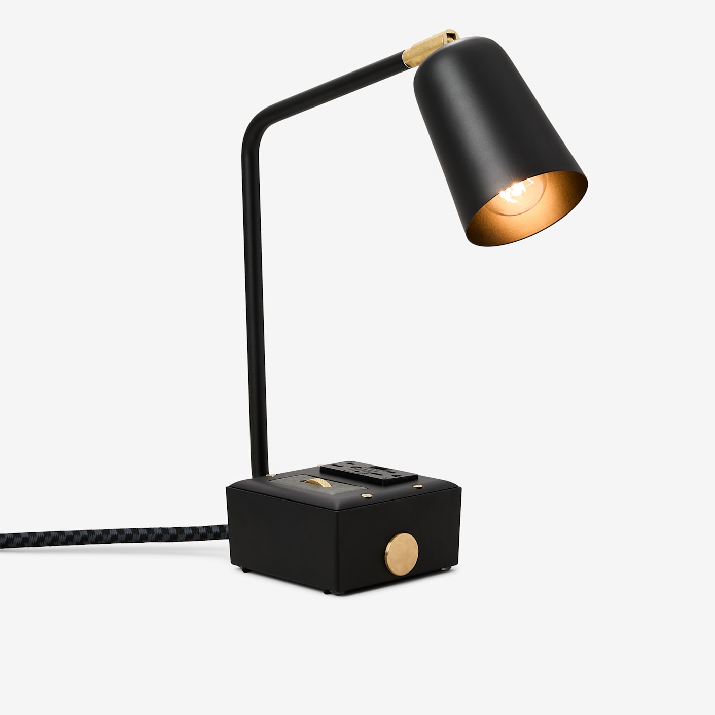 Conway Electric Jax USB-C Dual-Outlet Task Lamp | Bespoke Post