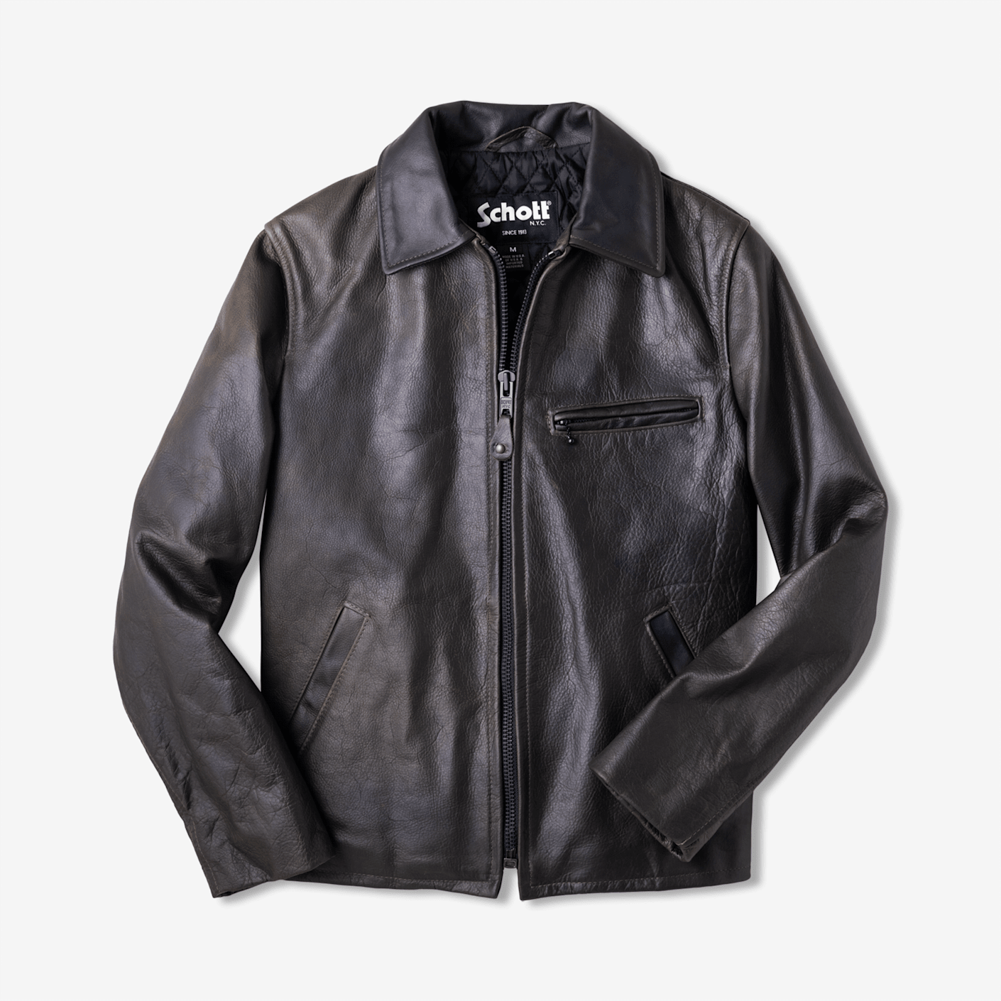 Schott NYC Waxy Pullup Cow Jacket | Bespoke Post