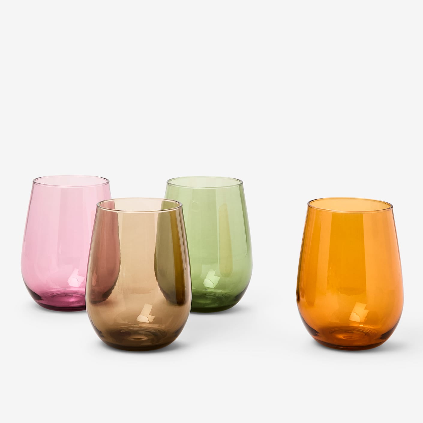 Tossware Shatterproof Stemless Wine Glasses - Set of 4 | Bespoke Post
