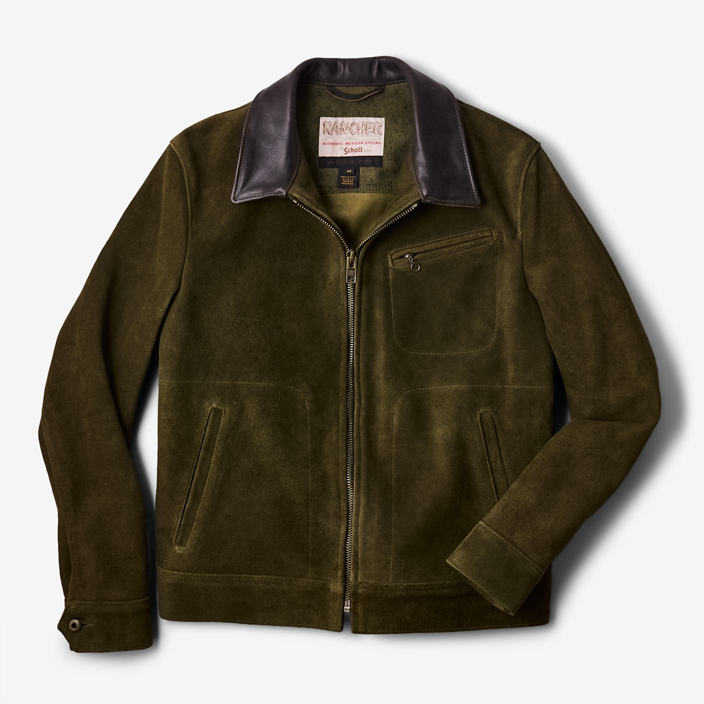 The Roughout Leather Rancher Jacket by Bespoke Post and Schott NYC