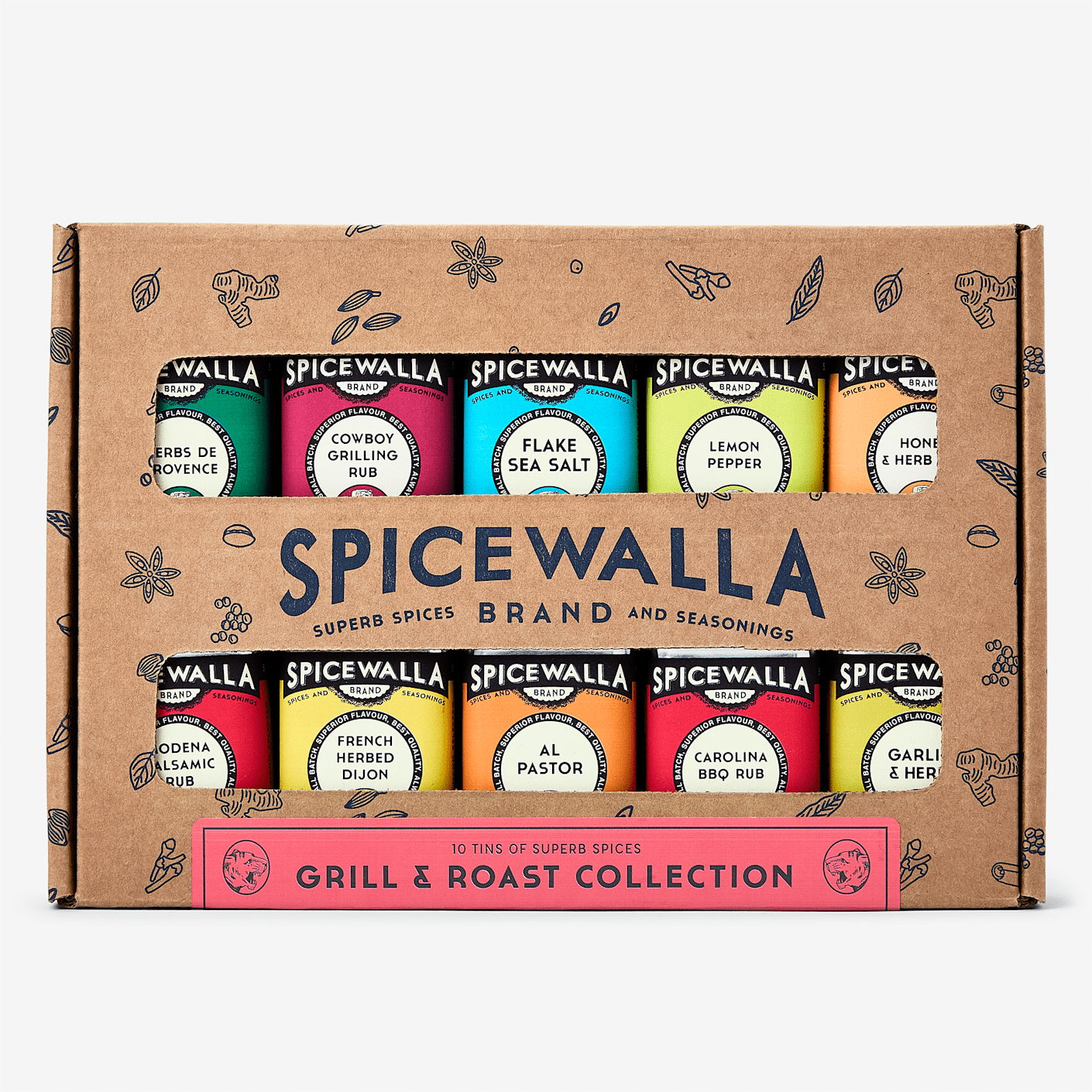 Spicewalla 10 Pack Grill & Roast Spice Set | Bespoke Post