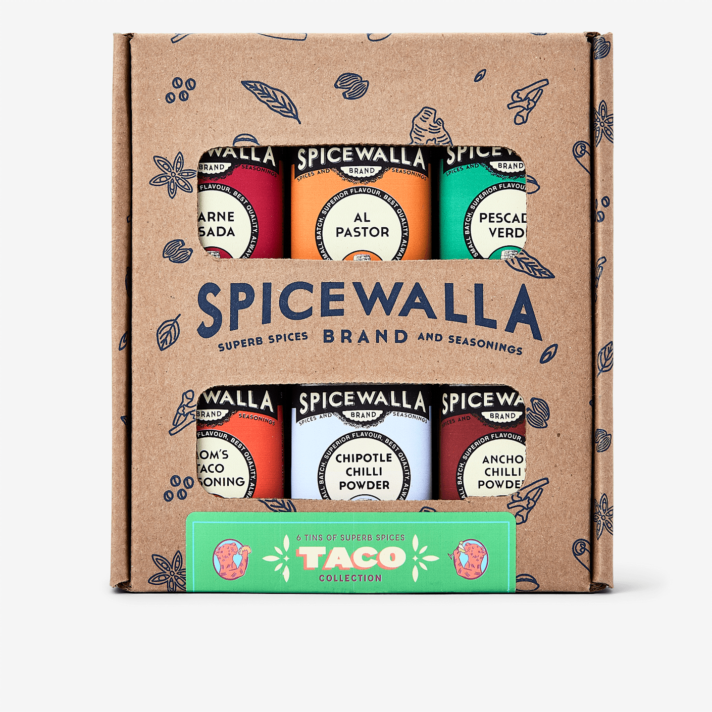 Spicewalla 6 Pack Taco Spice Set | Bespoke Post