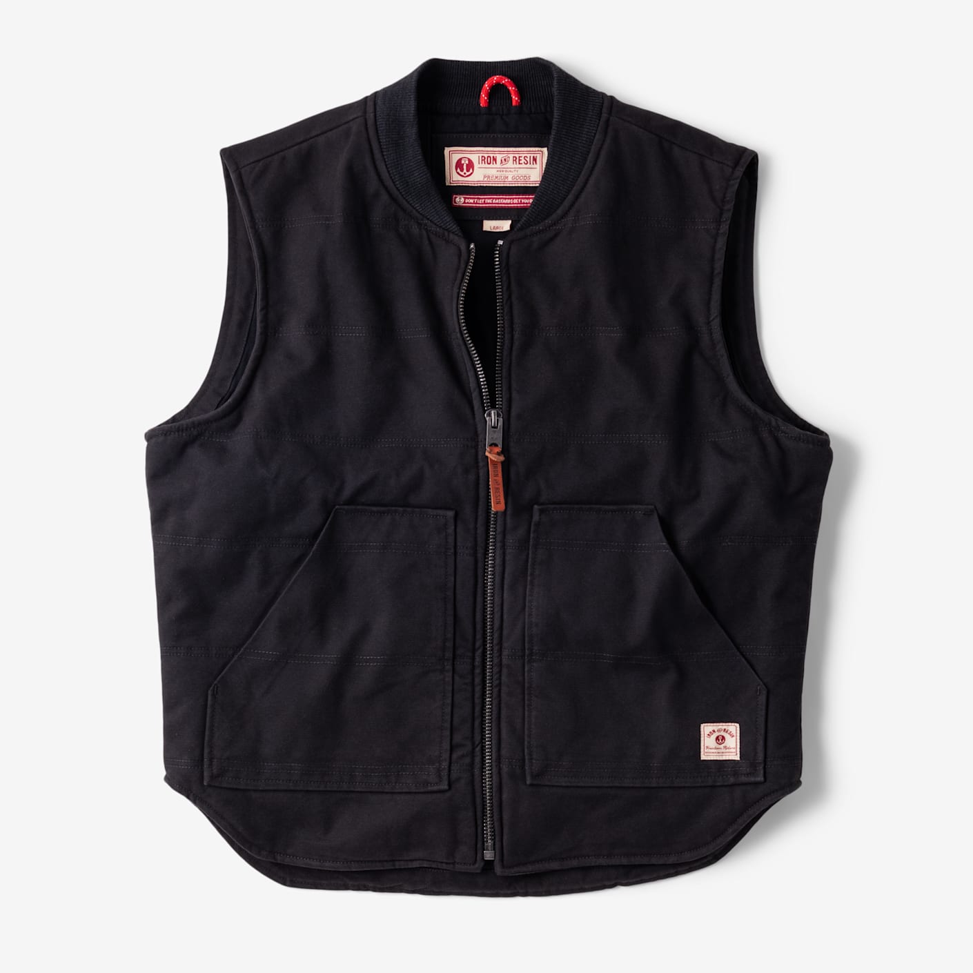 Iron & Resin Work Vest | Canvas Work Vest | Bespoke Post