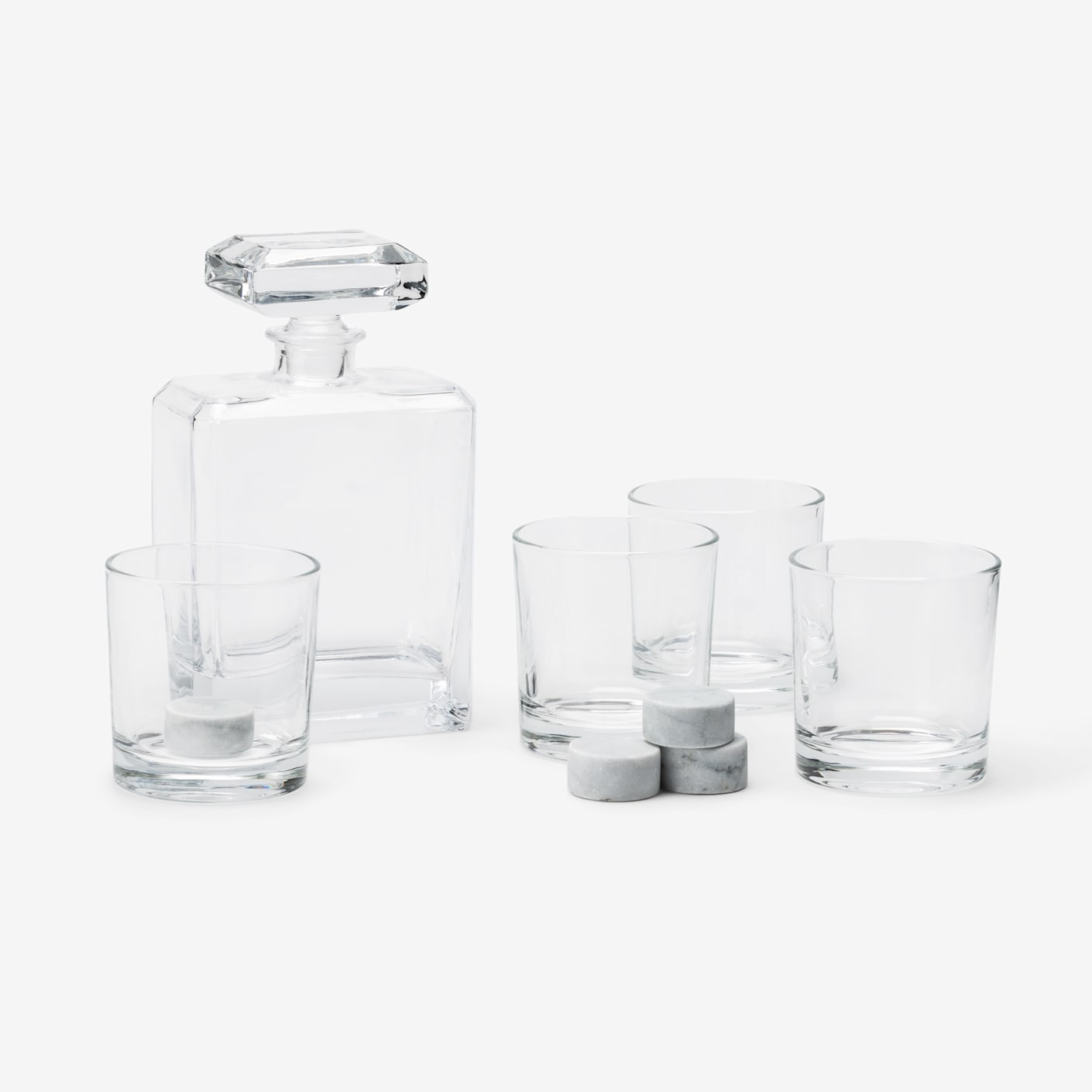 Godinger Chateau 9 Piece Whiskey Decanter Set | Bespoke Post