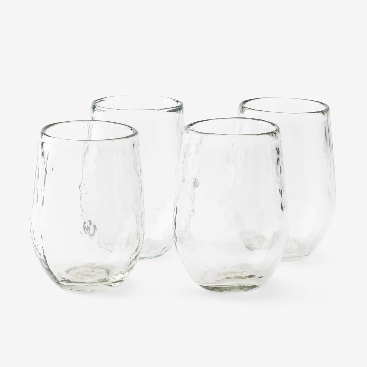 The Collective Small Pebbled Glasses – Set of 4 | Bespoke Post