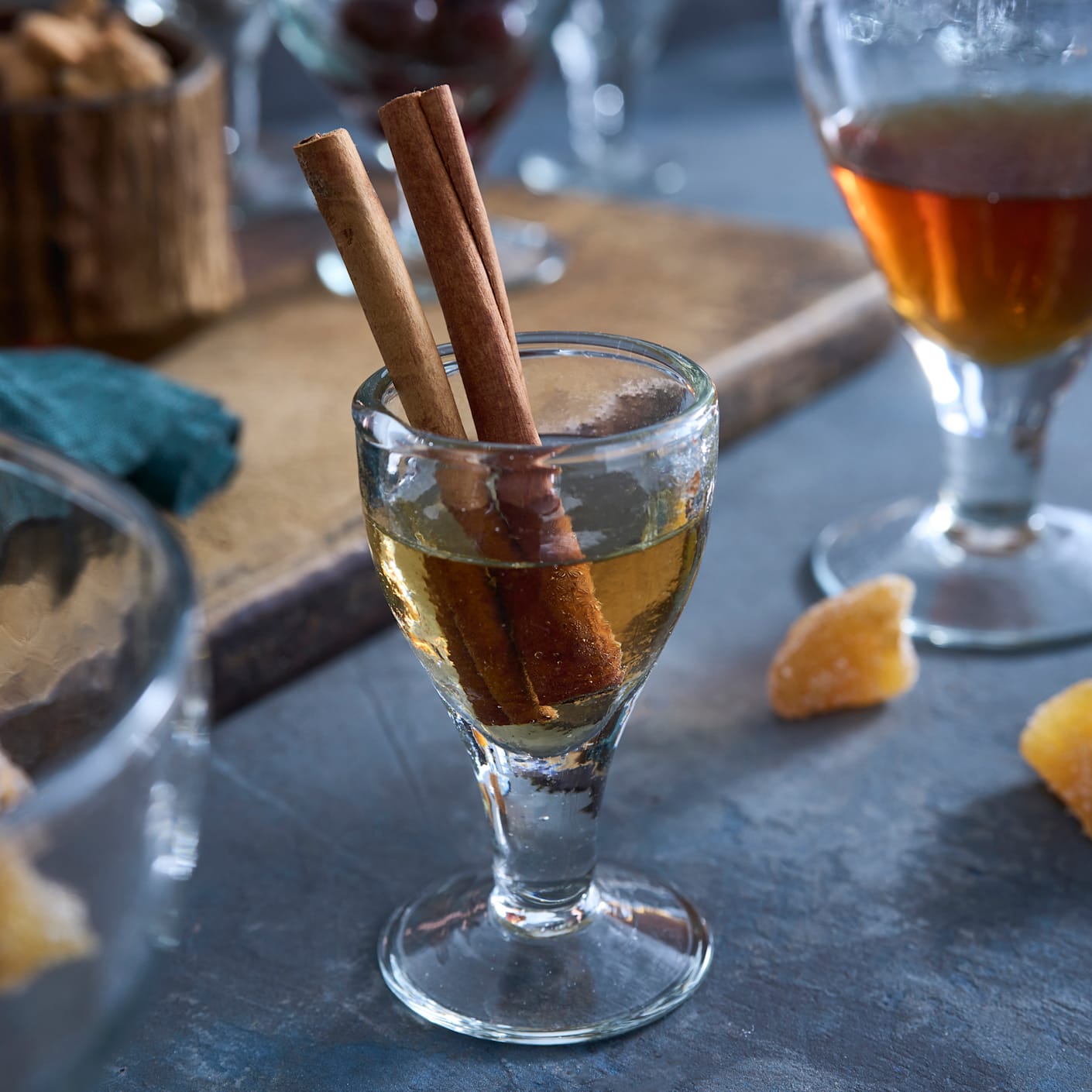 The Collective Pebbled Footed Shot Glasses – Set of 4 | Bespoke Post