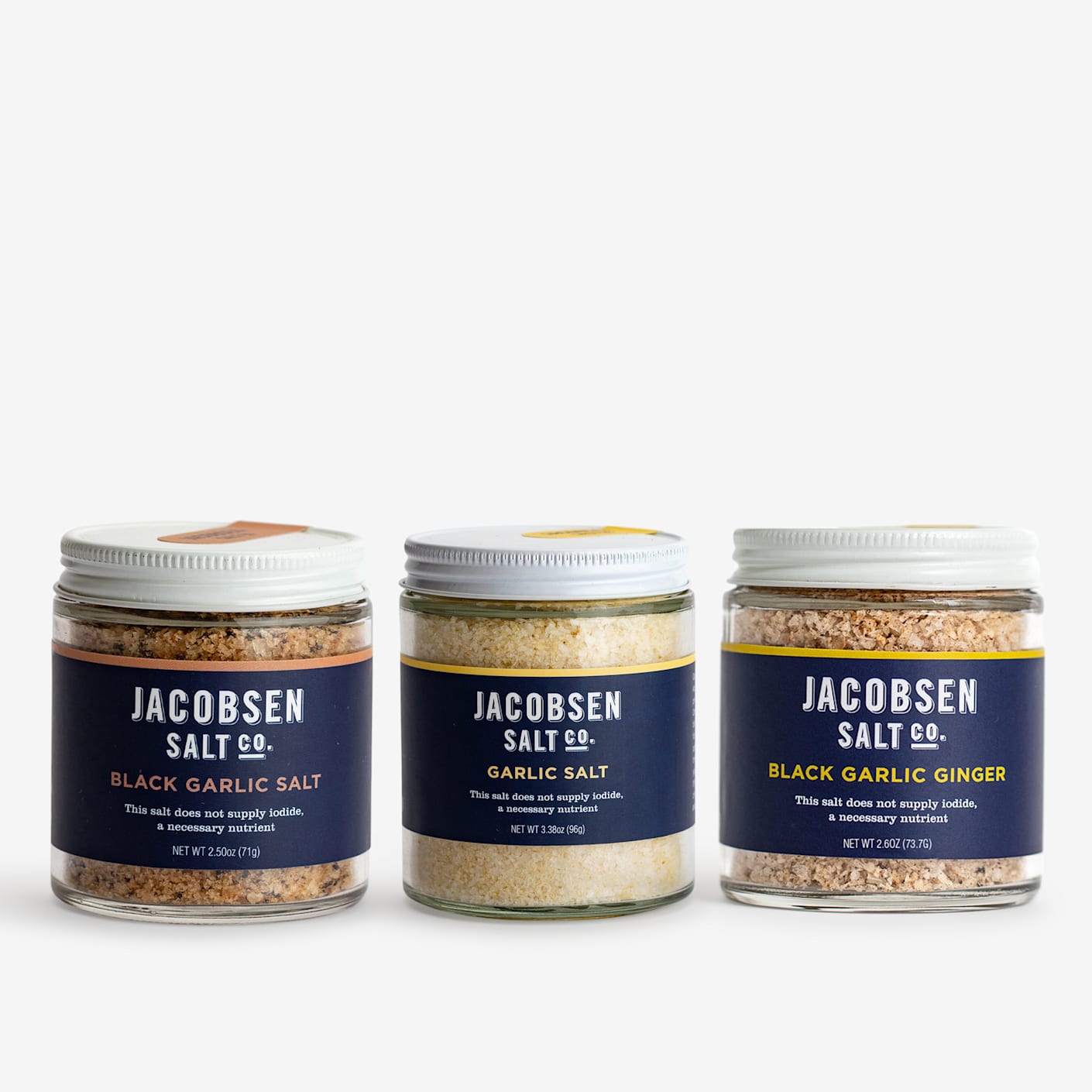 Jacobsen Salt Co. Garlic Salt Trio | Bespoke Post