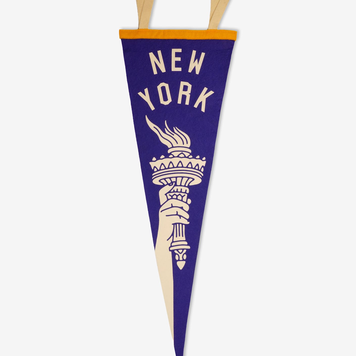 Oxford Pennant New York Torch Pennant | New York Pennant | Bespoke Post