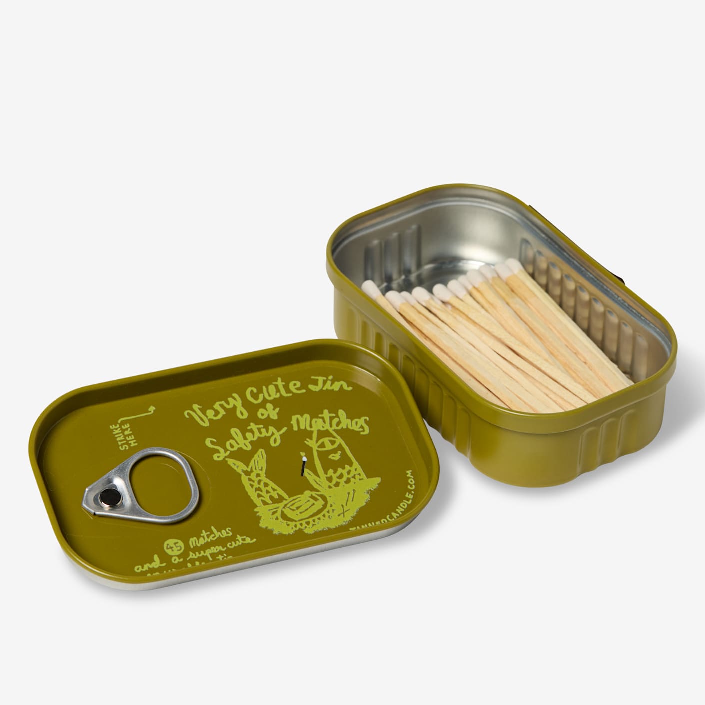 Tinned Candle Tinned Safety Matches | Bespoke Post