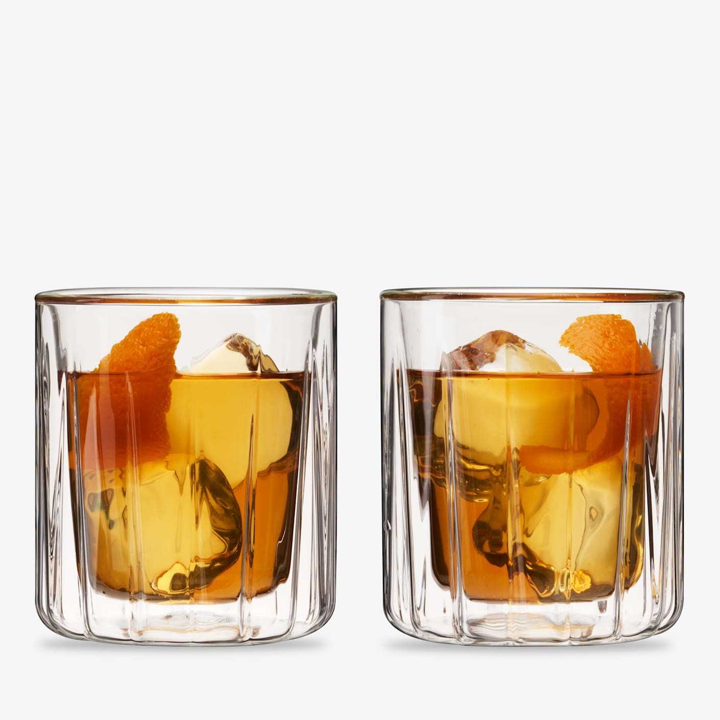 Viski Double Walled Insulated Whiskey Rocks Glasses - Set of 2 ...