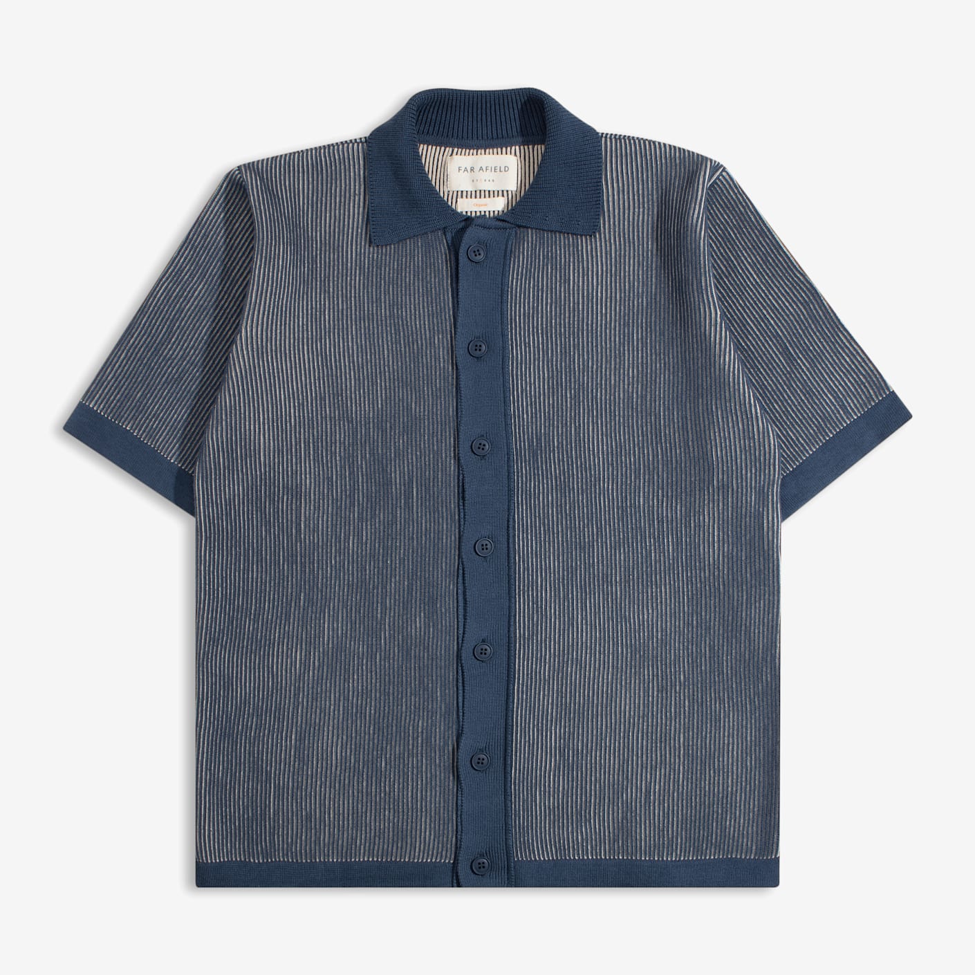 Far Afield Velzy Knitted Shirt | Cotton Knit Button Down | Bespoke Post
