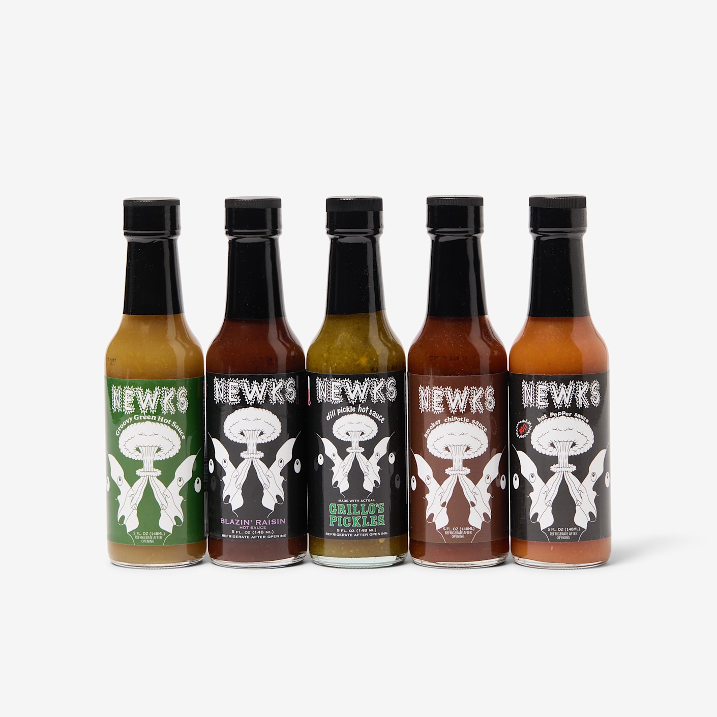 Newks Hot Sauce Set of 5 | Hot Sauce Gift Set | Bespoke Post