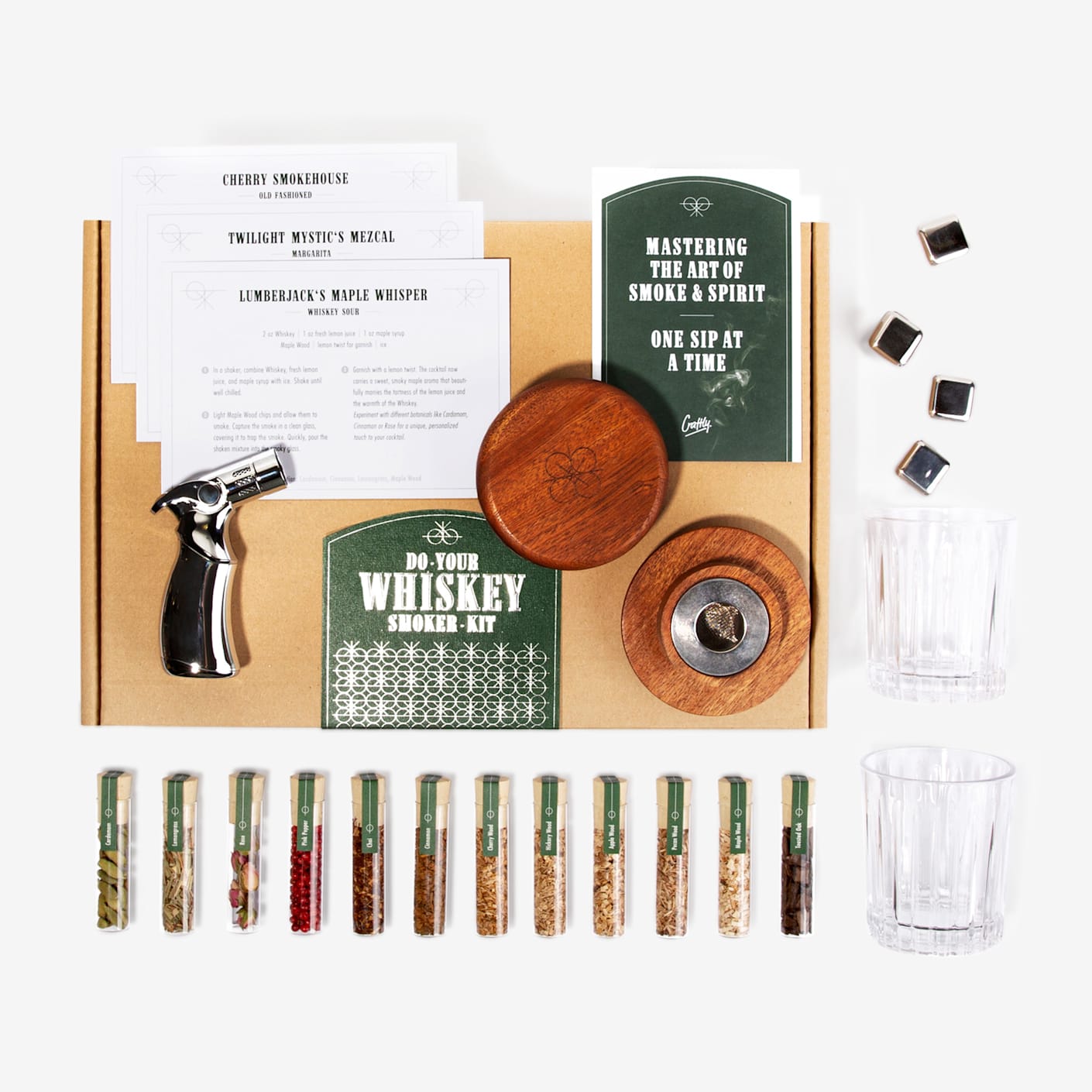 Craftly DIY Whiskey & Bourbon Infusion & Smoking Kit | Bespoke Post