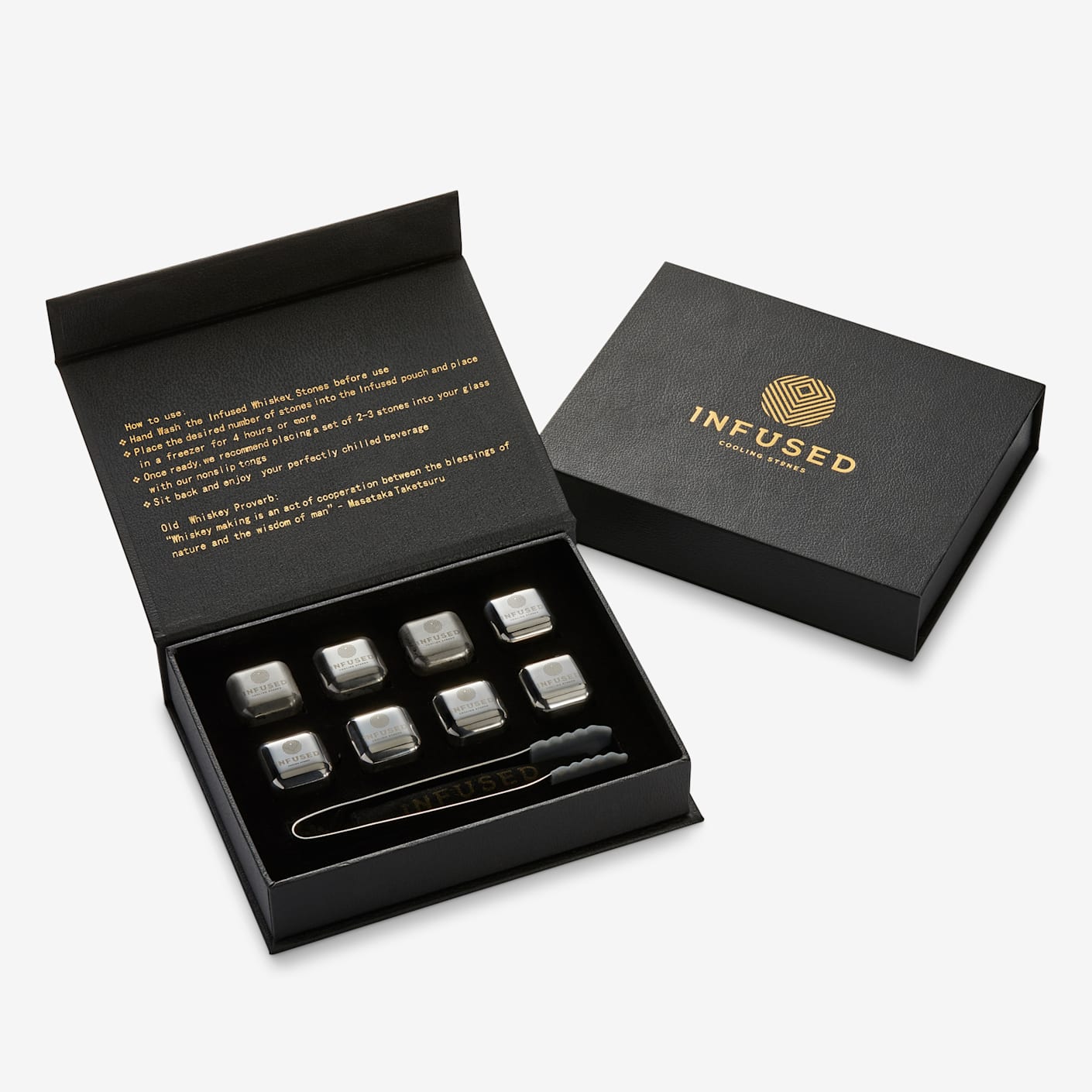 Infused Silver Chilling Stones - Set of 8 | Bespoke Post