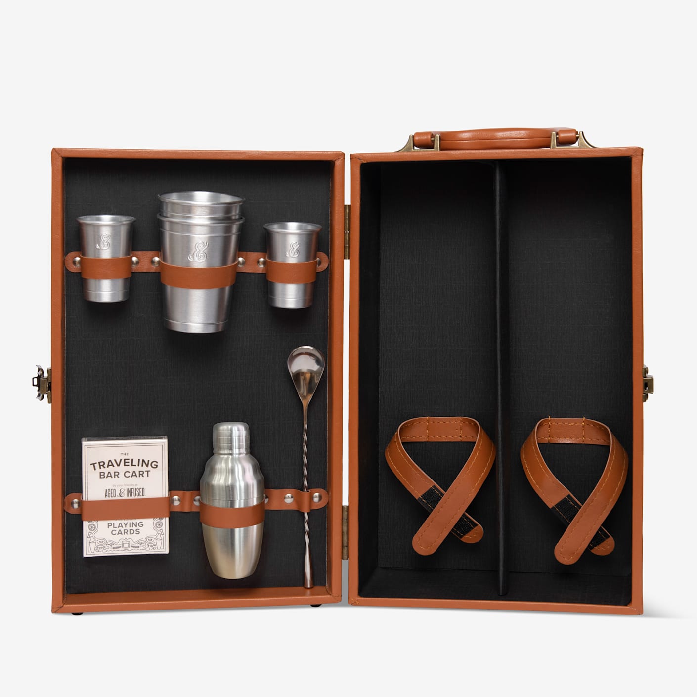 Aged & Infused Traveling Bar Cart | Bespoke Post