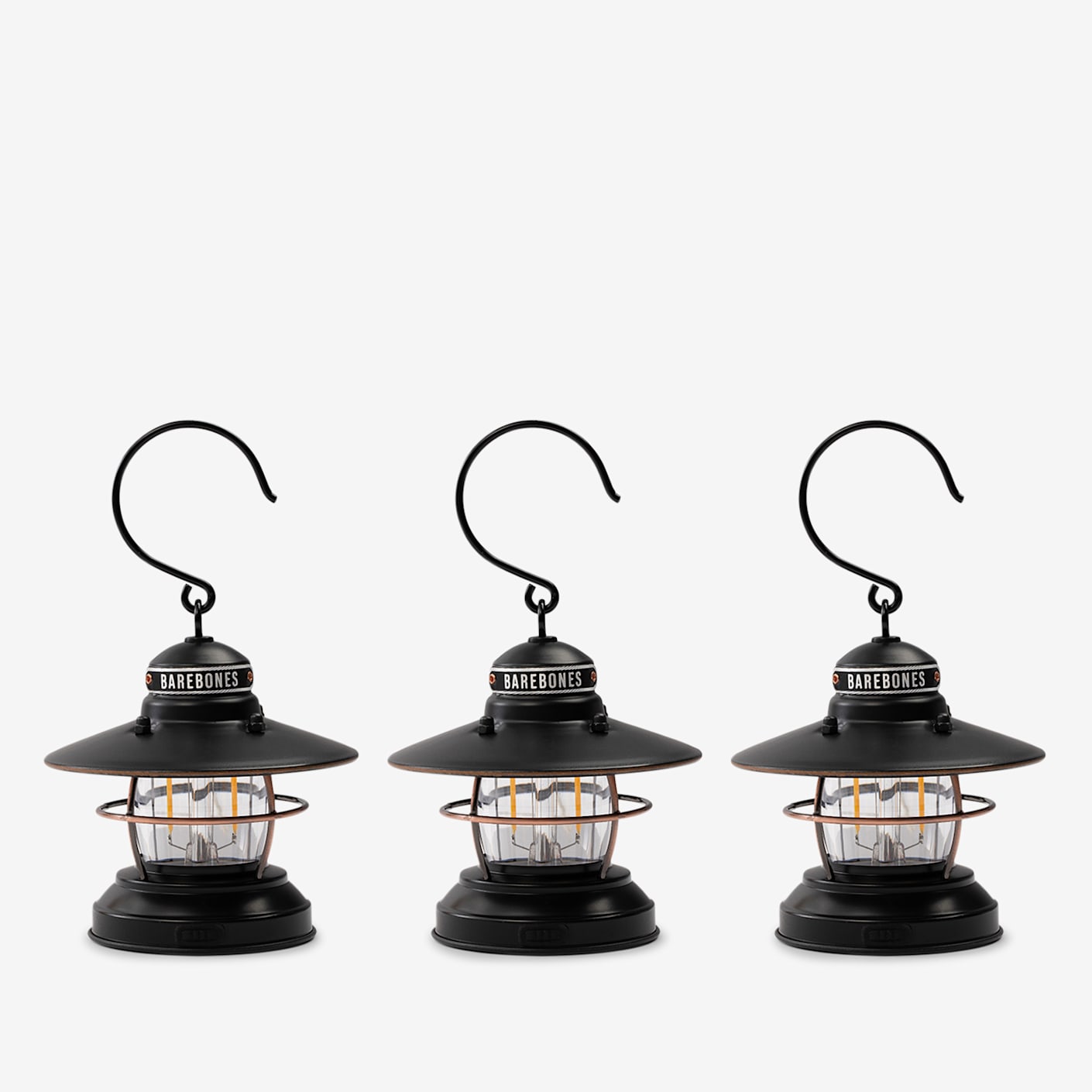 Barebones Mini Edison Lantern - 3 Pack | Bespoke Post