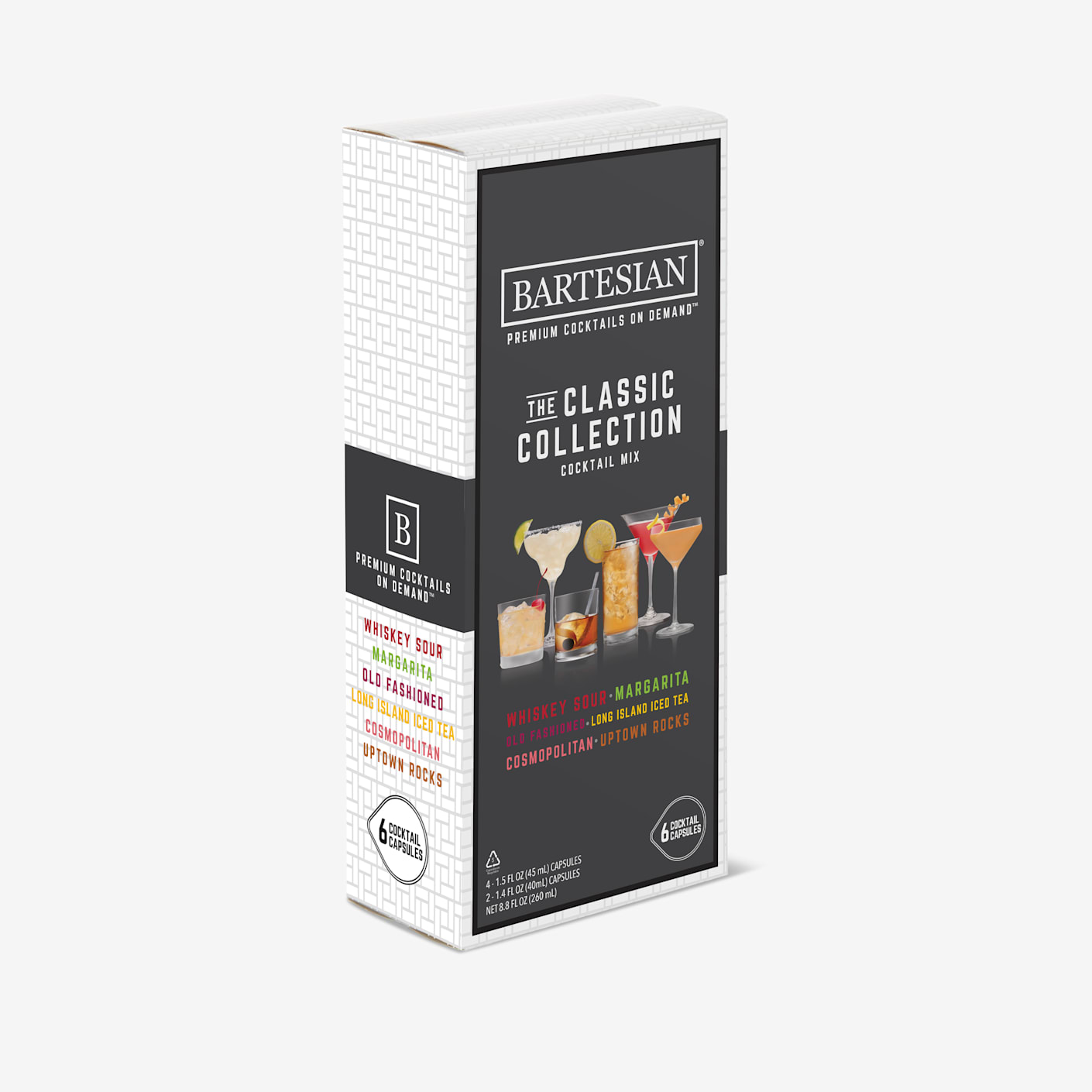 Bartesian Classic Cocktail Capsules, Pack of 6 | Bespoke Post