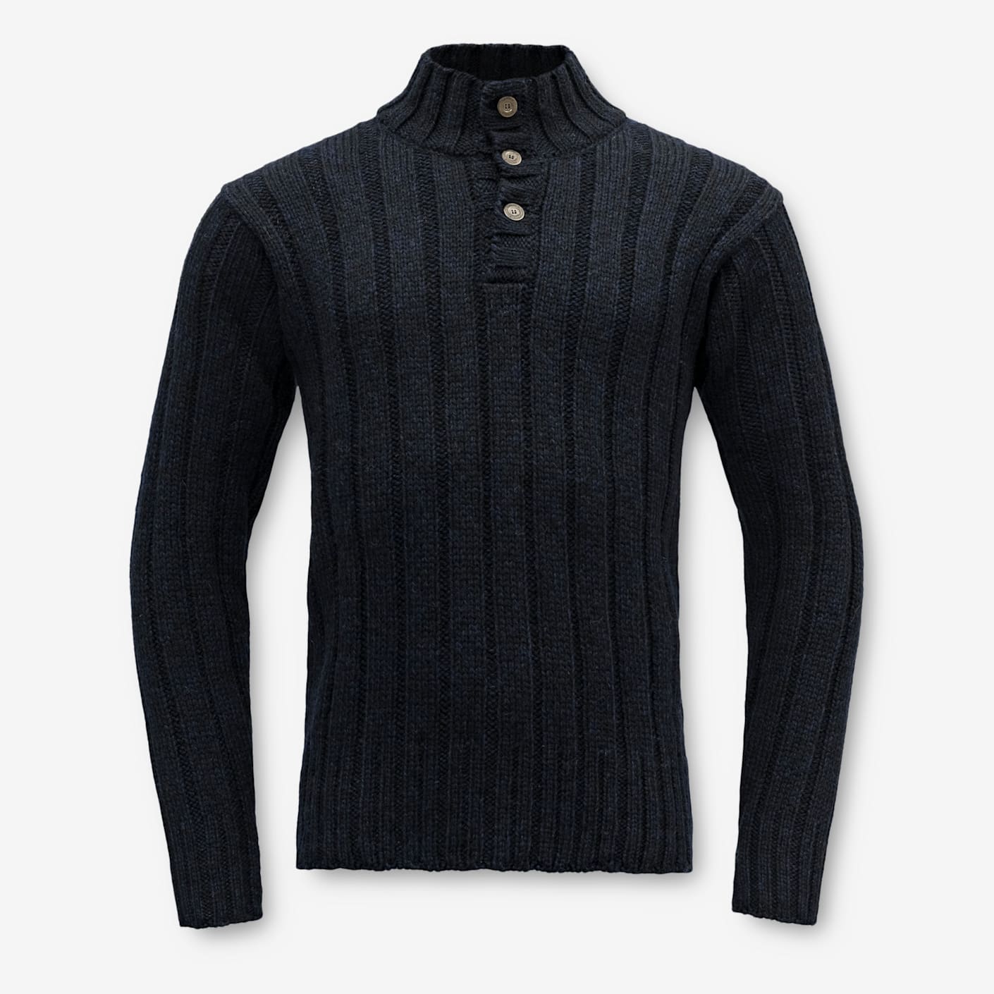 Devold of Norway Nansen Wool Button Neck Sweater | Bespoke Post