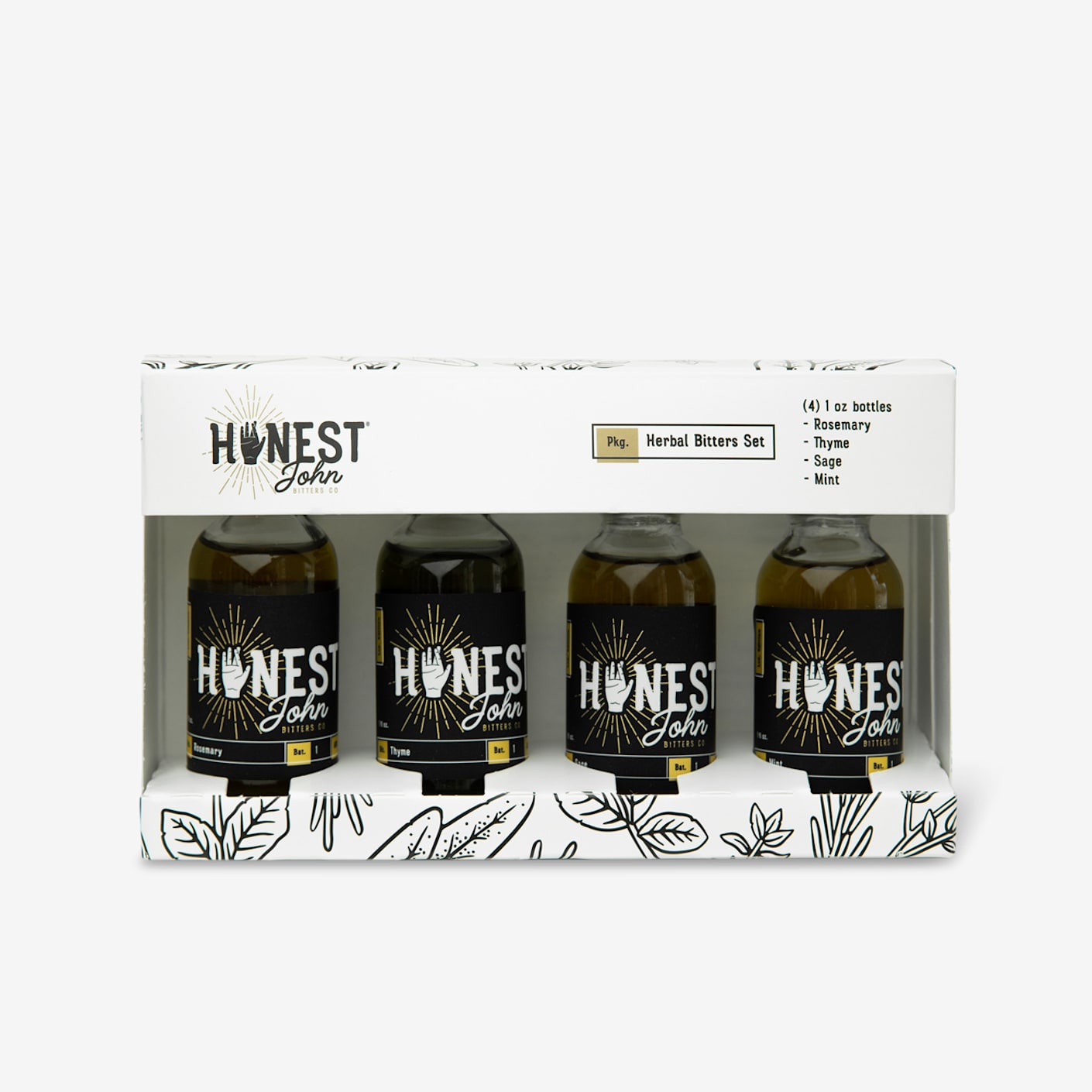 Honest John Herbal Bitters Set | Bespoke Post
