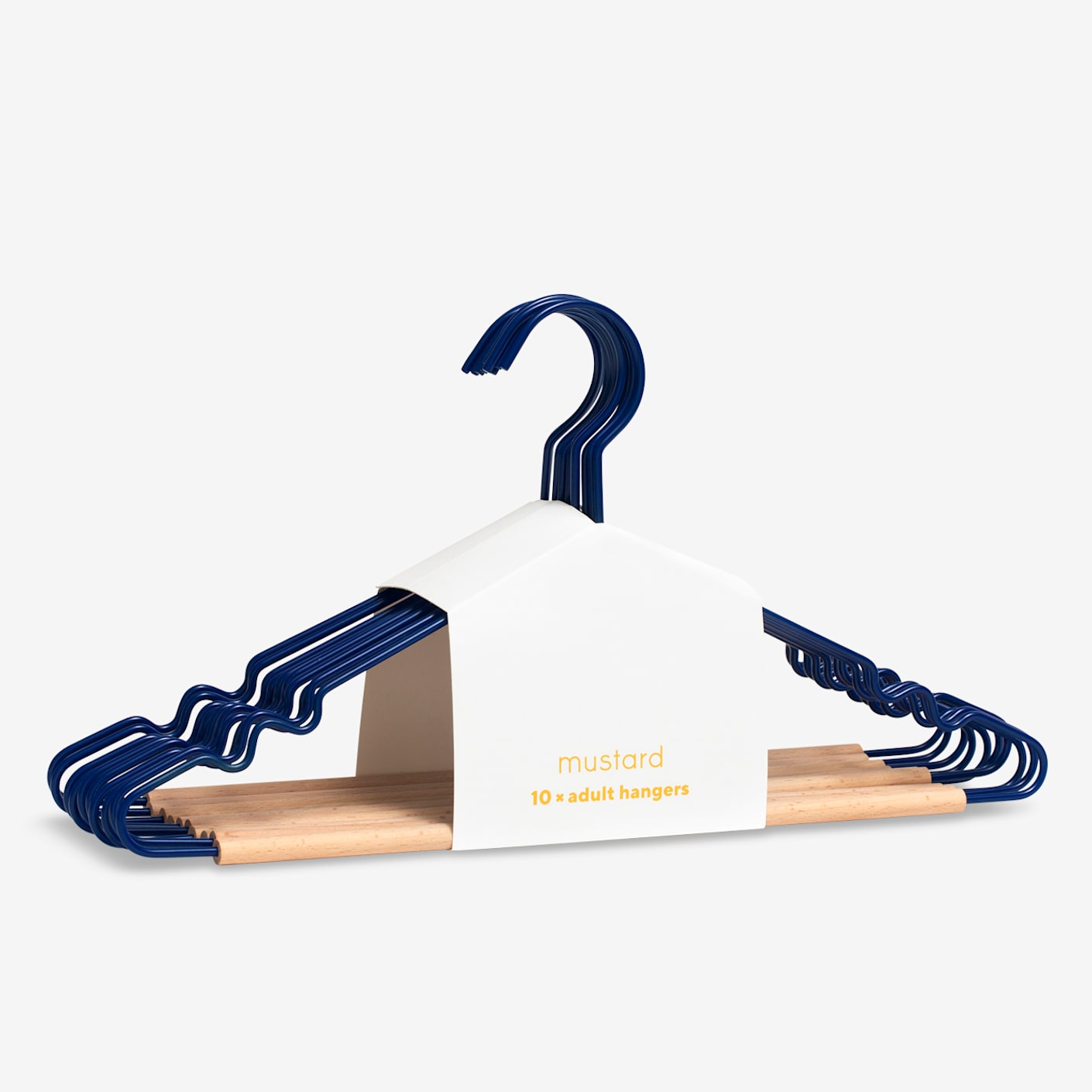 Mustard Made Top Hangers - Set of 10 | Bespoke Post