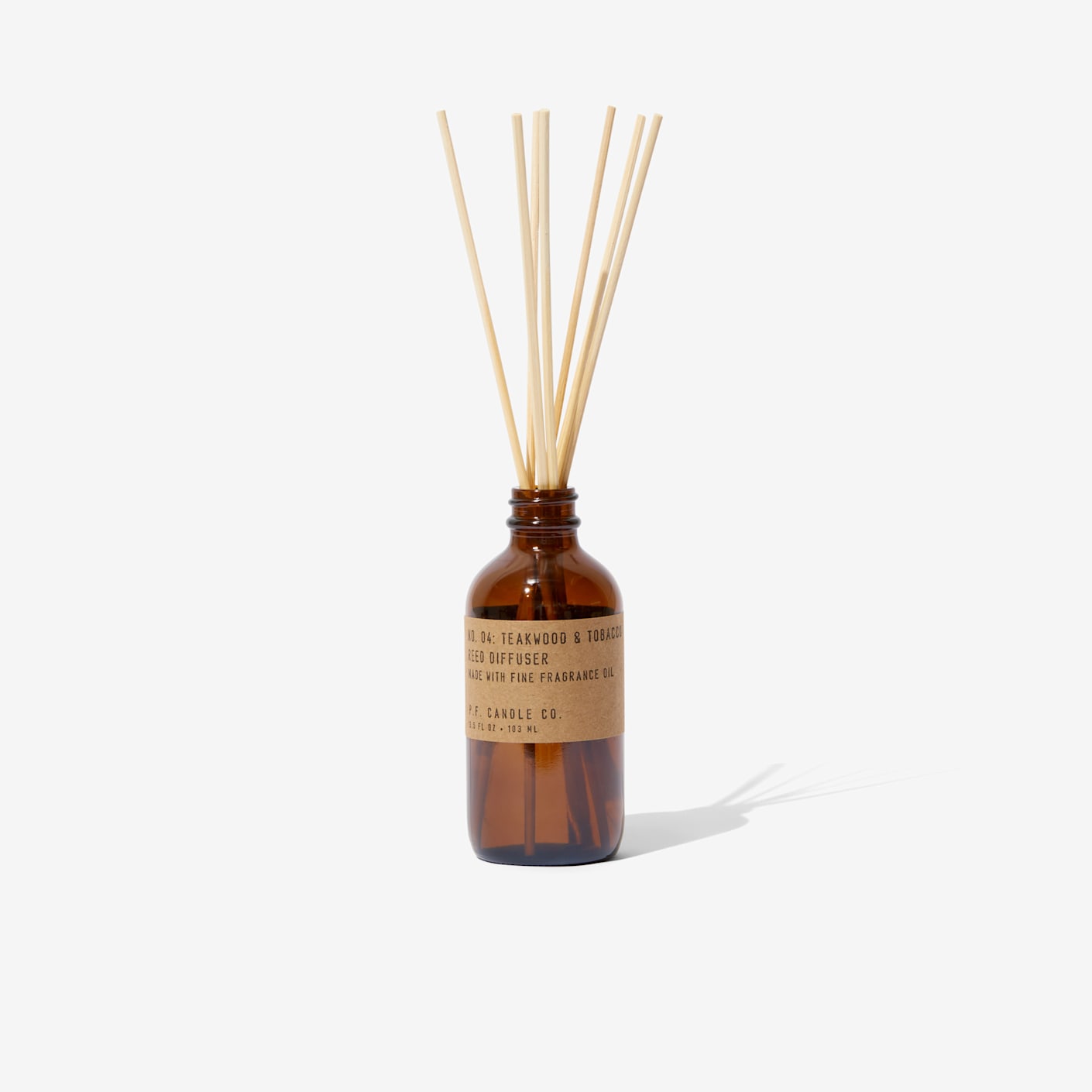 P.F. Candle Co. Teakwood & Tobacco Reed Diffuser | Bespoke Post