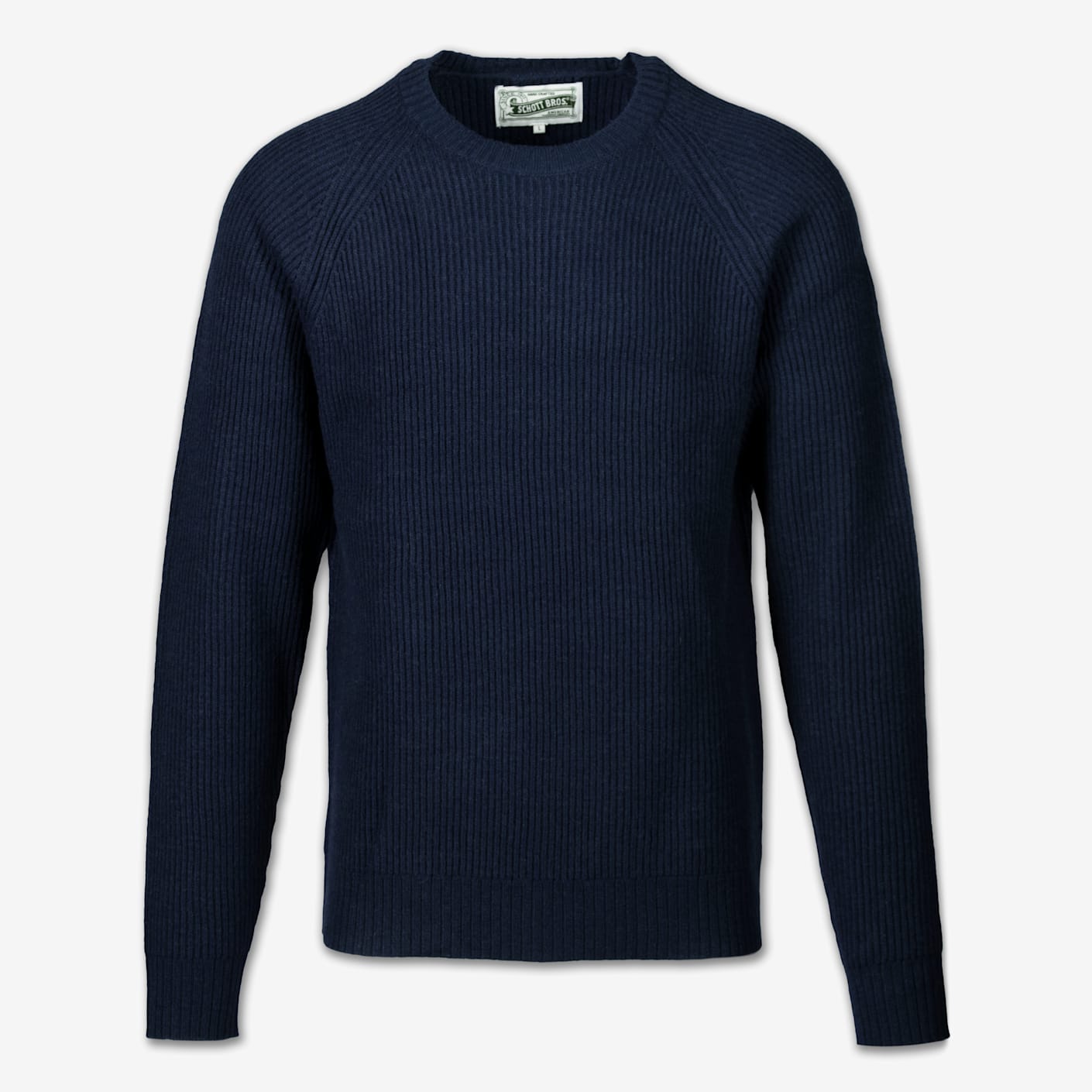 Schott NYC Ribbed Wool Crewneck Sweater | Bespoke Post