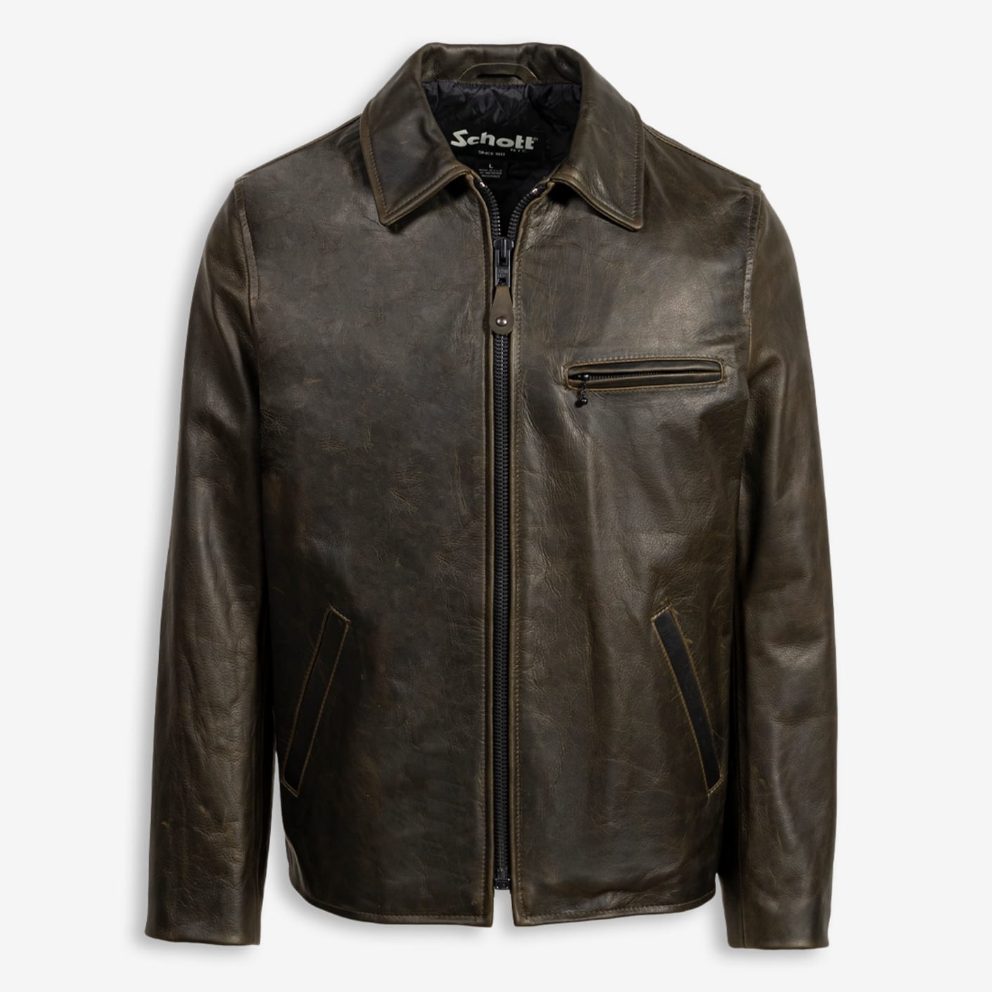 Schott NYC Waxy Pullup Cow Jacket | Bespoke Post