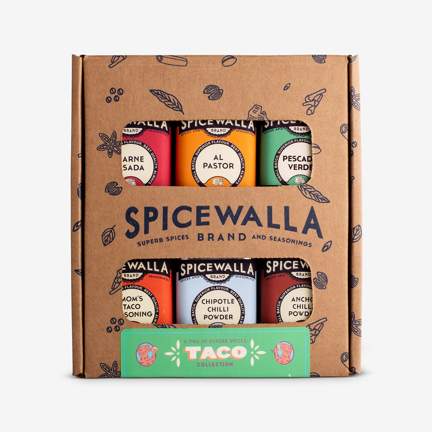 Spicewalla 6 Pack Taco Spice Set | Bespoke Post