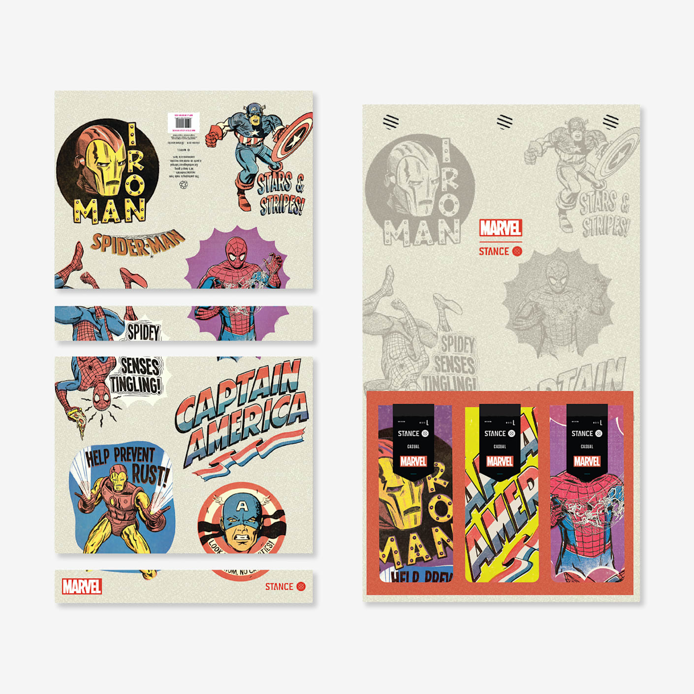 Stance Marvel Box Sock Set | Bespoke Post