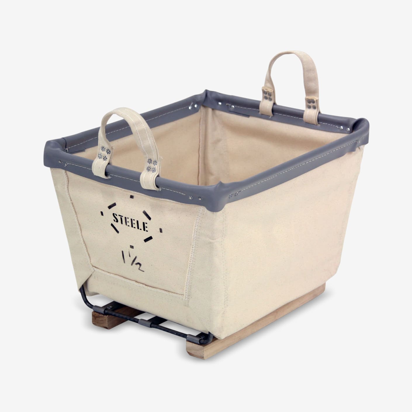Steele Canvas 1.5-Bushel Canvas Carry Basket | Bespoke Post