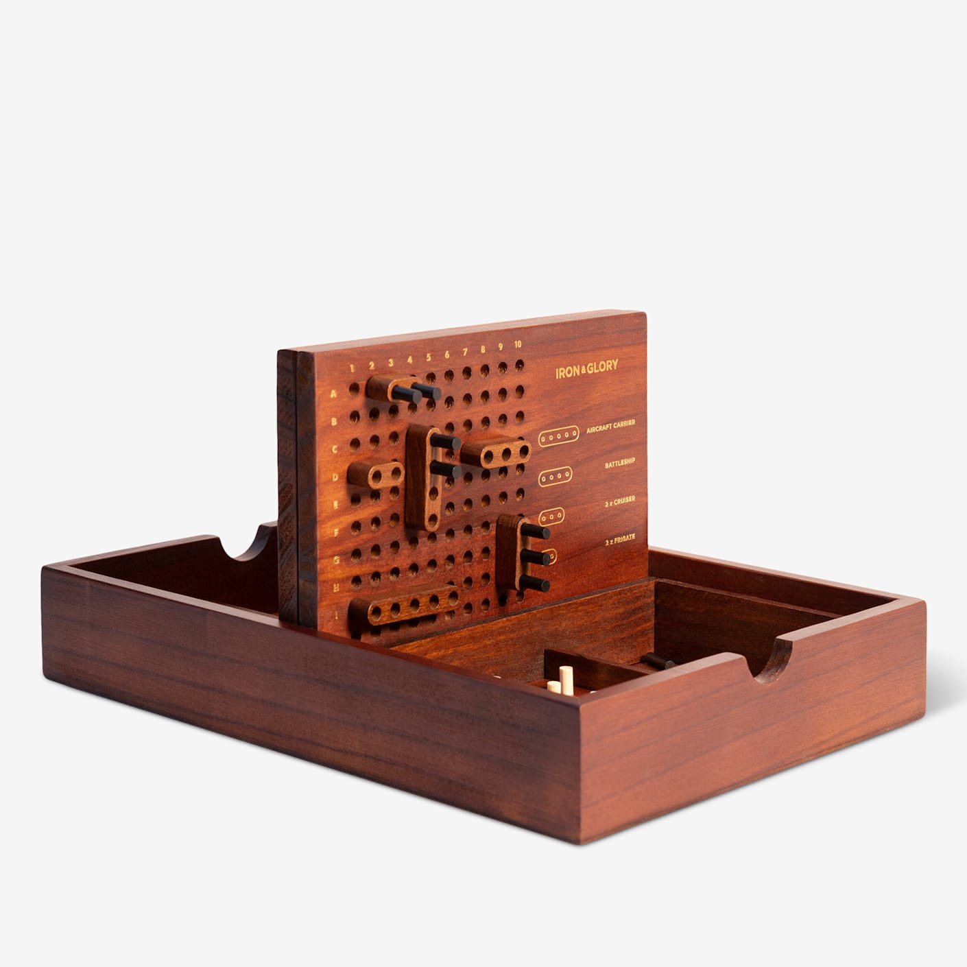 Iron & Glory Direct Hit Wooden Board Game | Bespoke Post