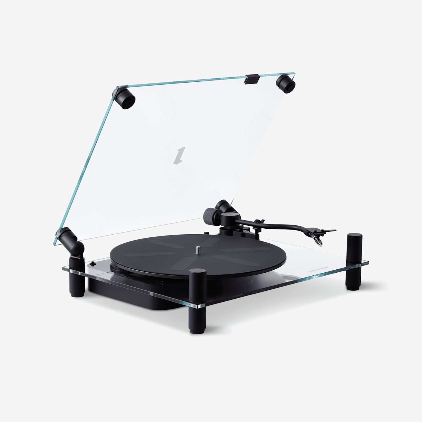Transpa.rent Glass Bluetooth Turntable | Bespoke Post