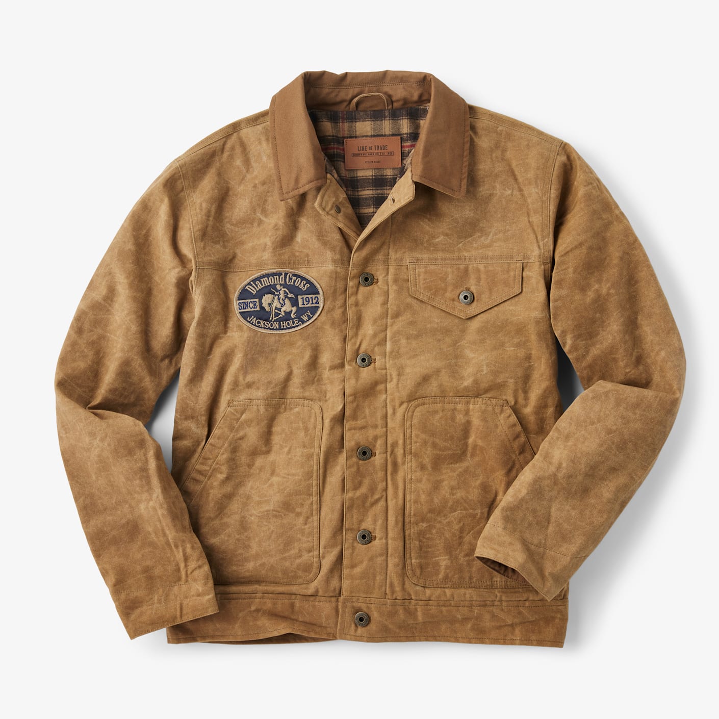 Line of Trade Line of Trade x Diamond Cross Waxed Ranch Jacket | Waxed ...