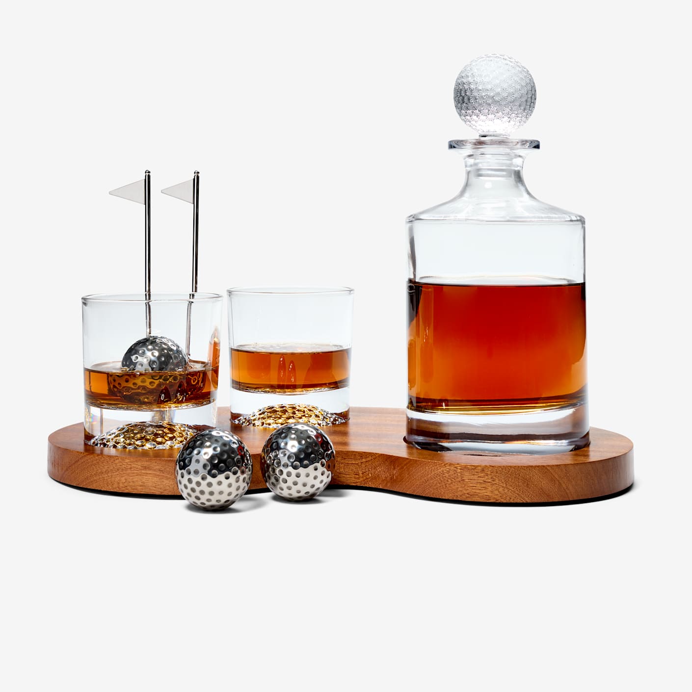 Godinger Golf Whiskey Decanter Set | Bespoke Post