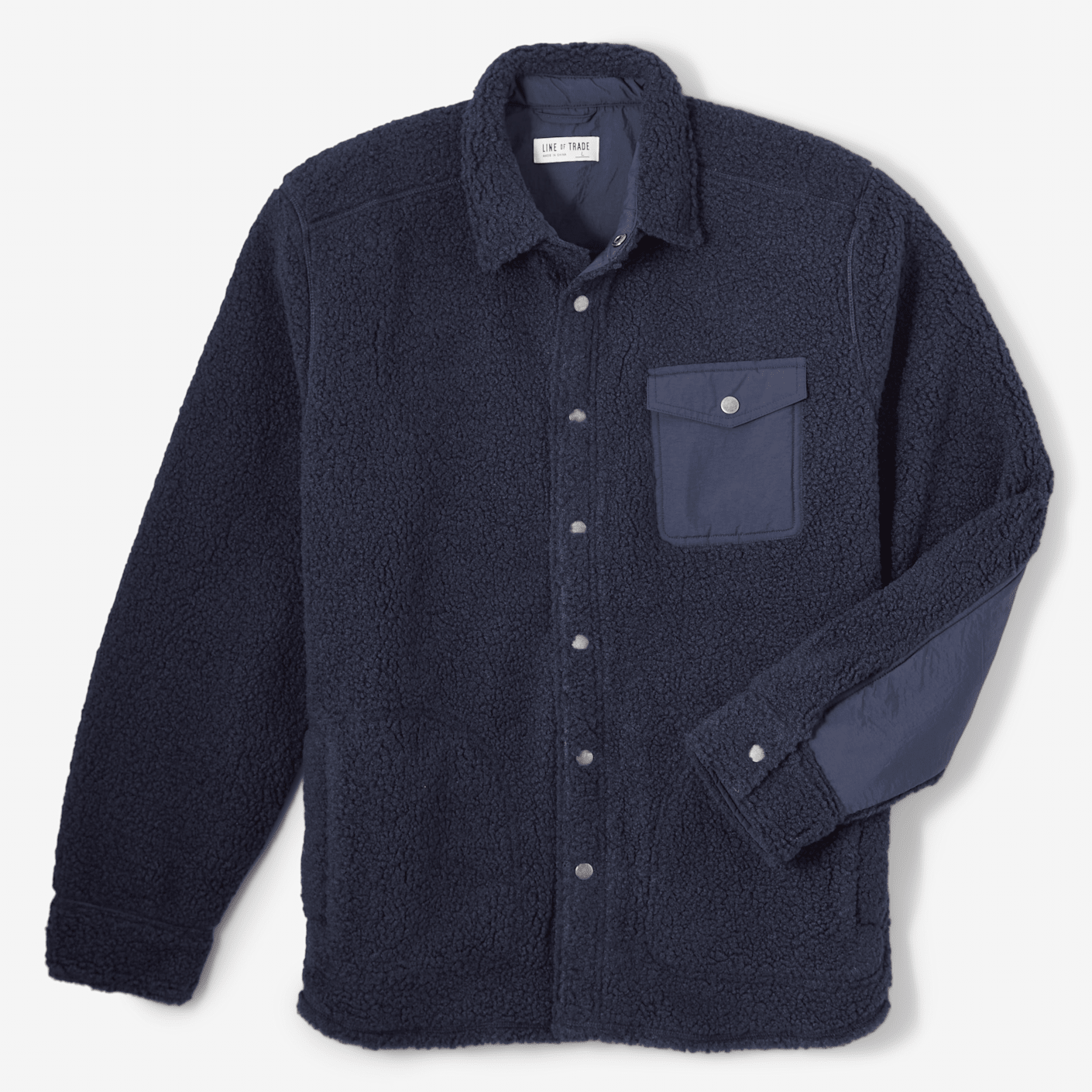 Line of Trade Fleece Overshirt | Shirt Jacket | Bespoke Post
