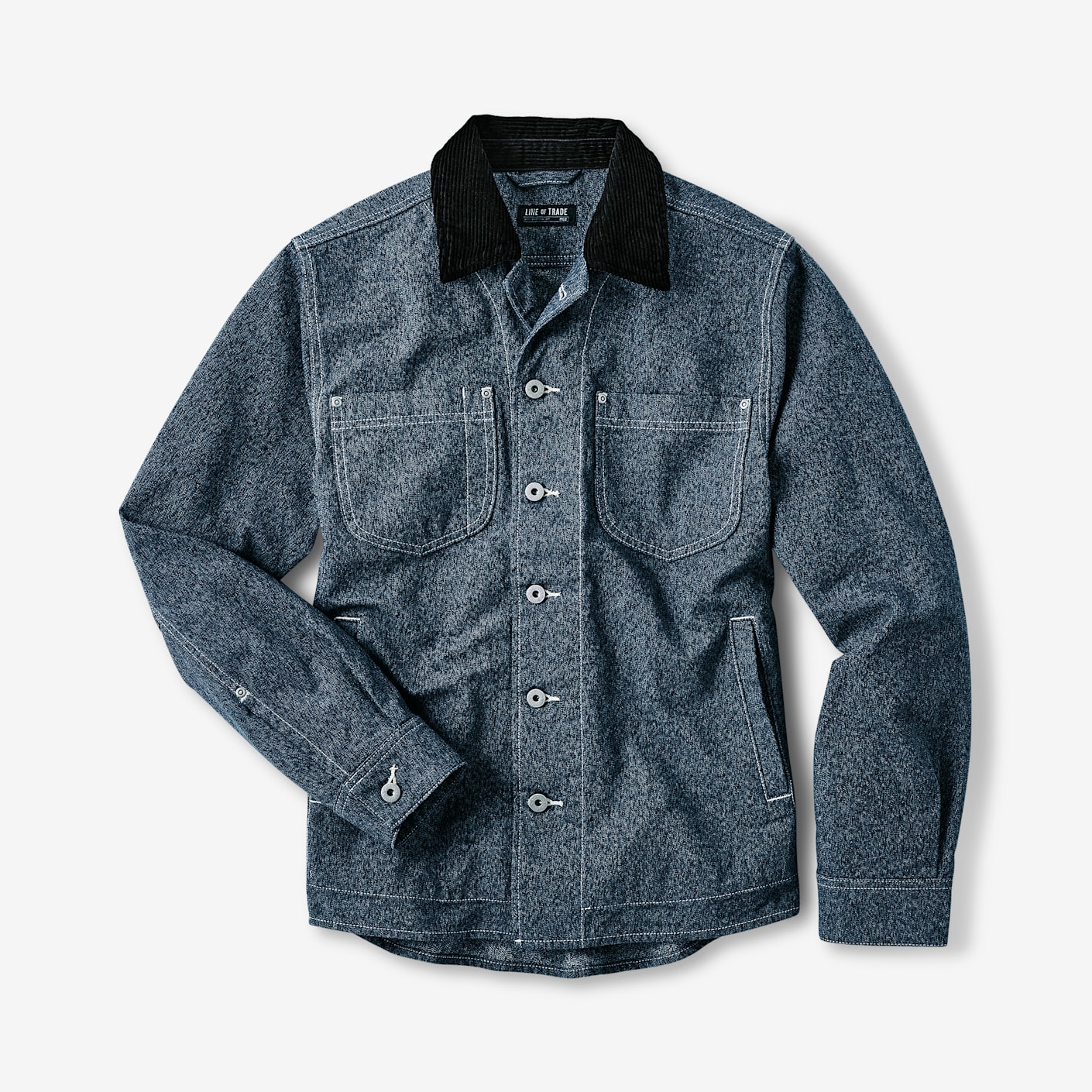Line of Trade Field Shirt Jacket - Jaspe Canvas | Overshirt Men ...